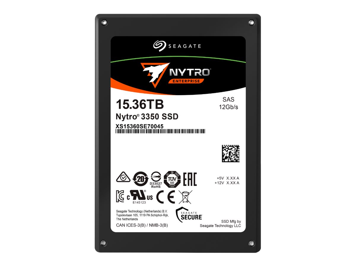 Seagate Nytro 3000 XS15360SE70045 15.36 TB Solid State Drive, 2.5 ...