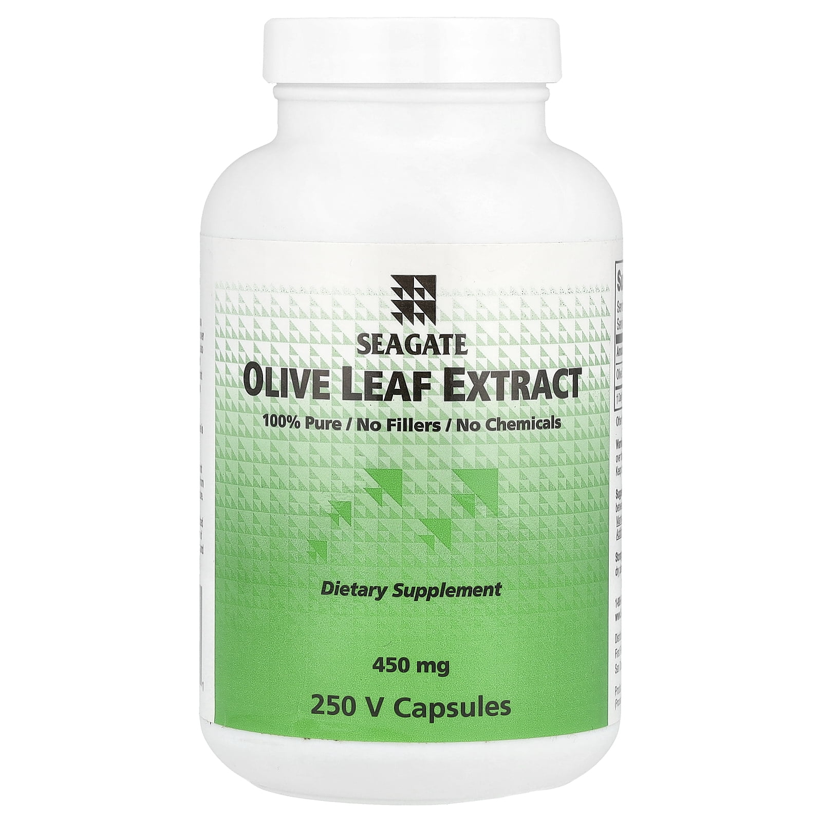 Seagate Olive Leaf Extract, 450 mg, 250 V Capsules - Walmart Business ...