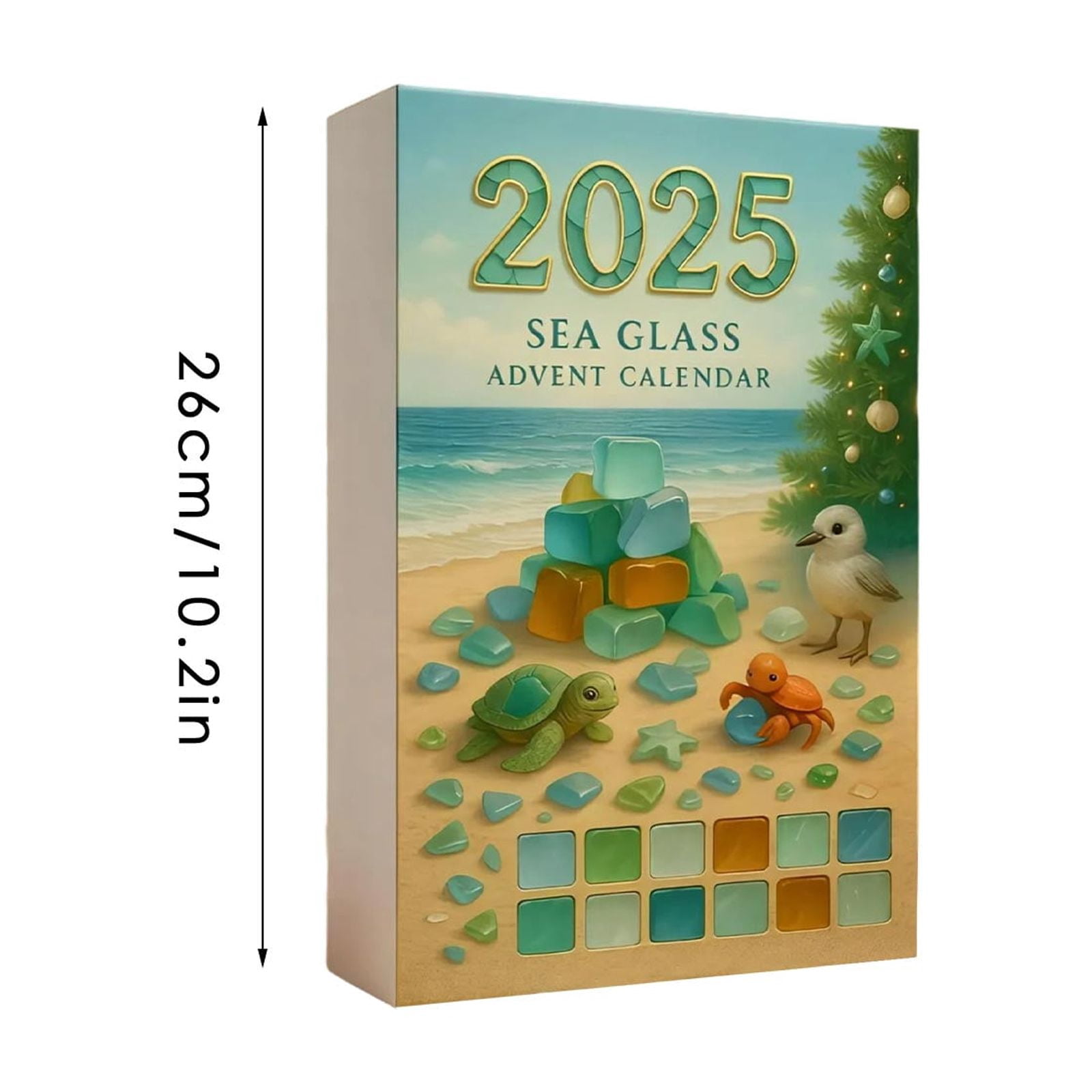 Seaglass Advent Calendar, 24 Days Of Ocean Themed Holiday Surprises ...