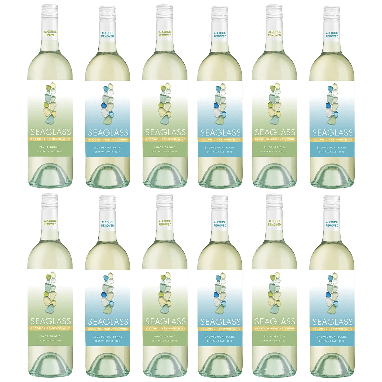 Seaglass Alcohol-Removed Pinot Grigio & Sauvignon Blanc – Refreshing ...