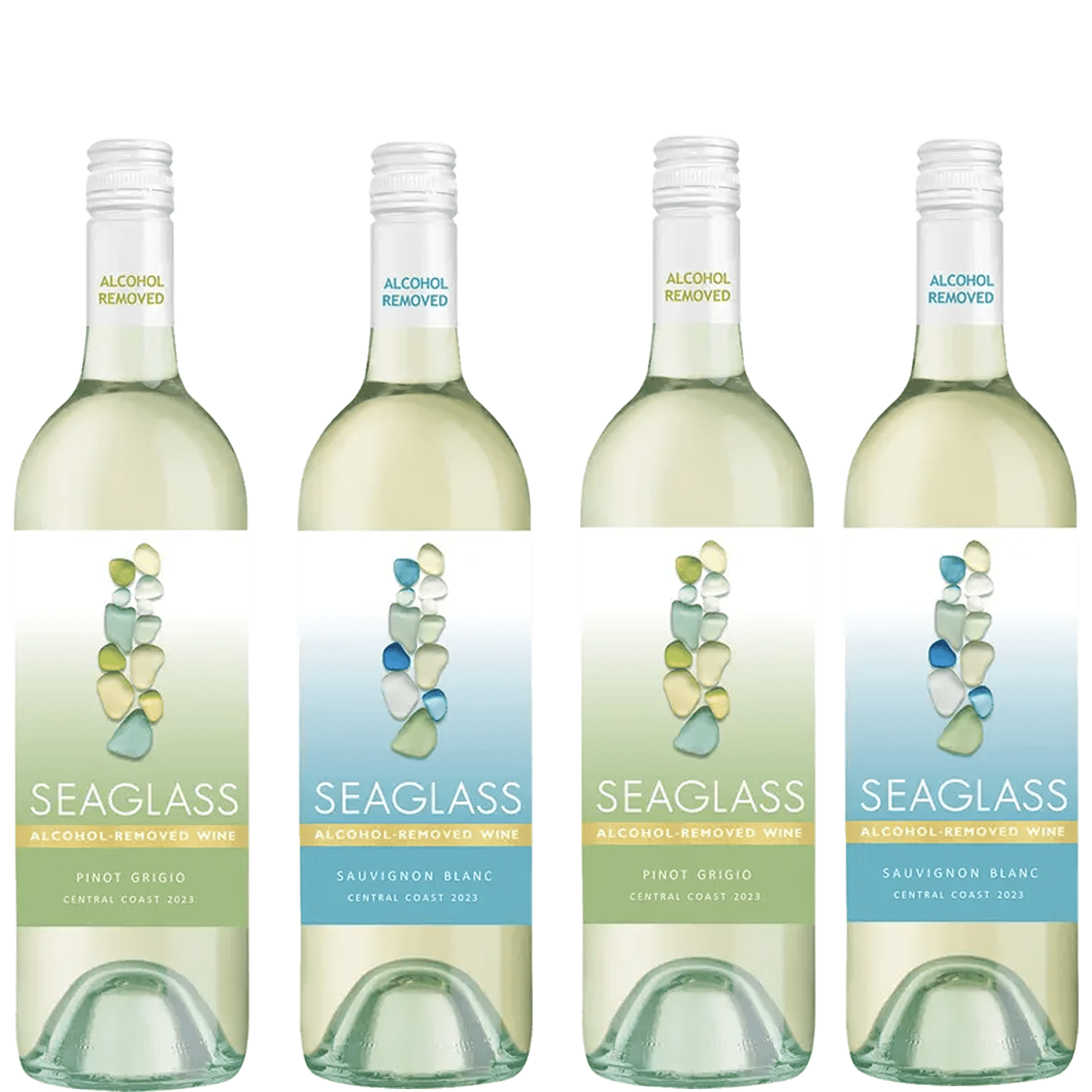 Seaglass Alcohol-Removed Pinot Grigio & Sauvignon Blanc – Refreshing Non-Alcoholic White Wines ...