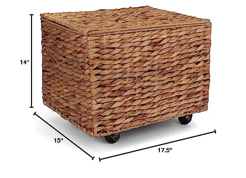 Seagrass Rolling File Cabinet - Home Filing Cabinet - Hanging File ...