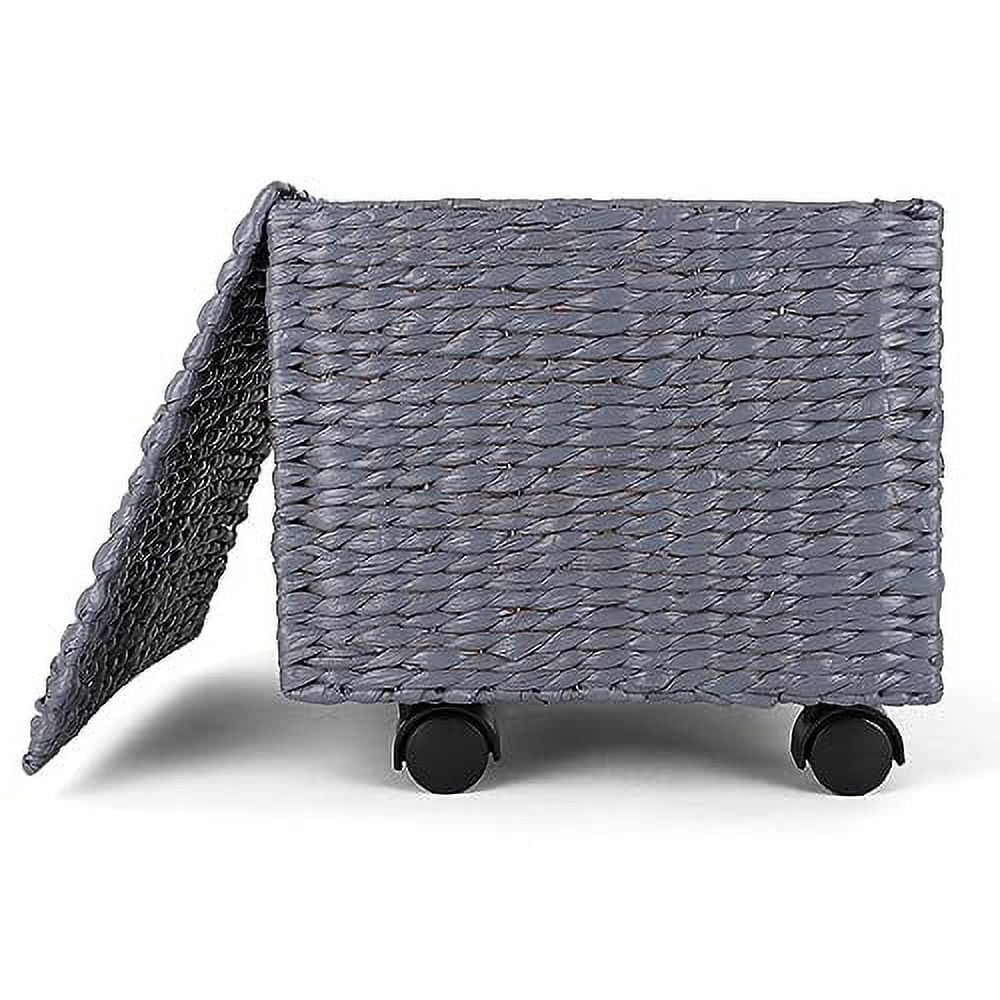 Seagrass Rolling File Cabinet - Home Filing Cabinet - Hanging File ...