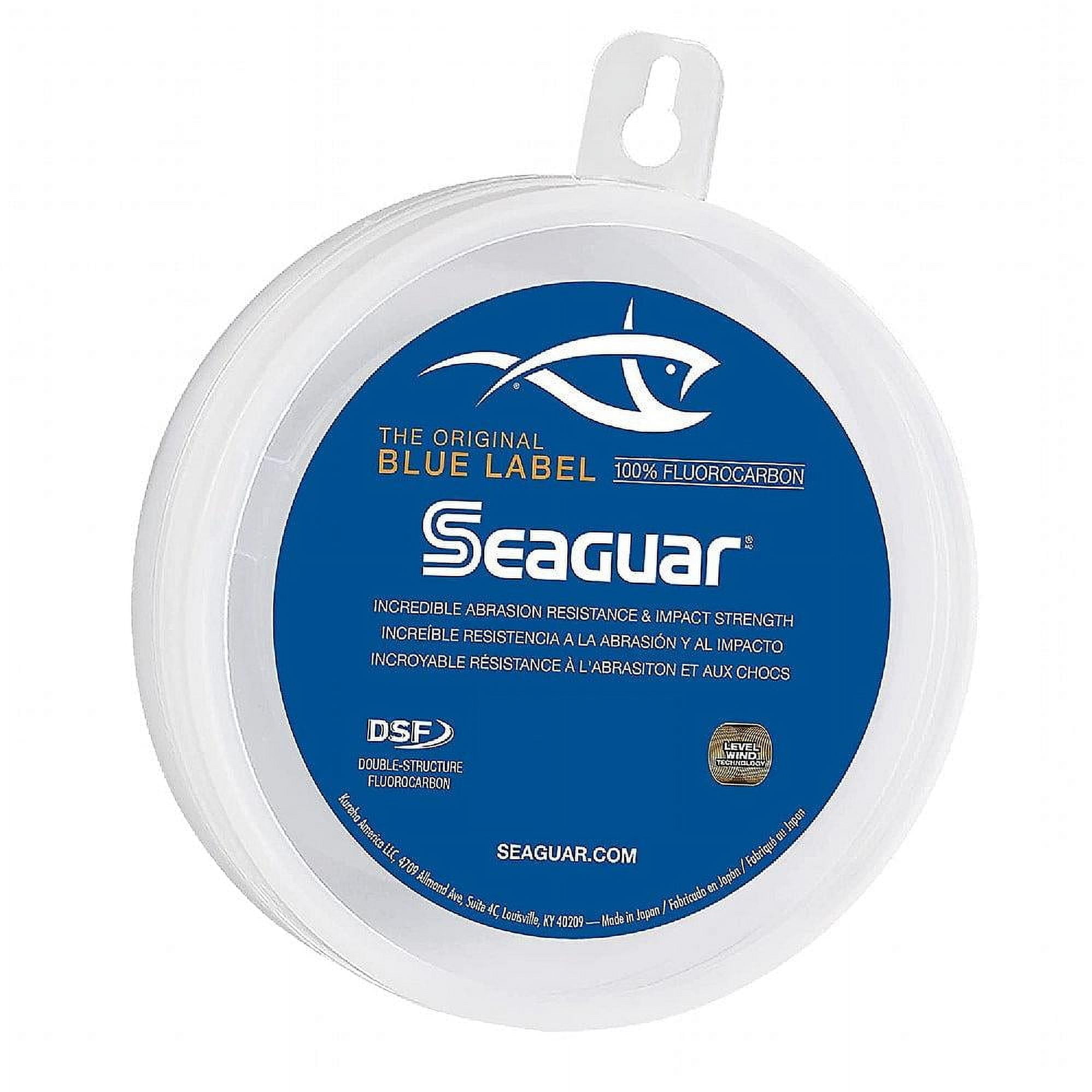 Seaguar Blue Label Fluorocarbon Fishing Line, 30lb Test, 100yd Length ...