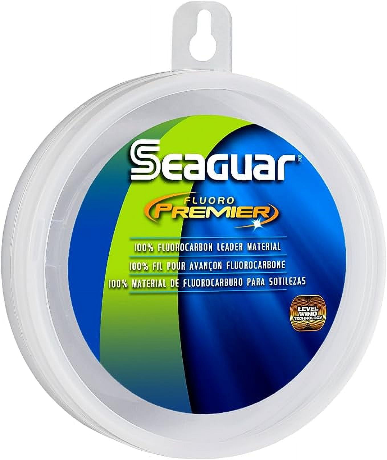 Seaguar Fluoro Premier Fluorocarbon Fishing Line, Double Structure for Strength and Softness ...