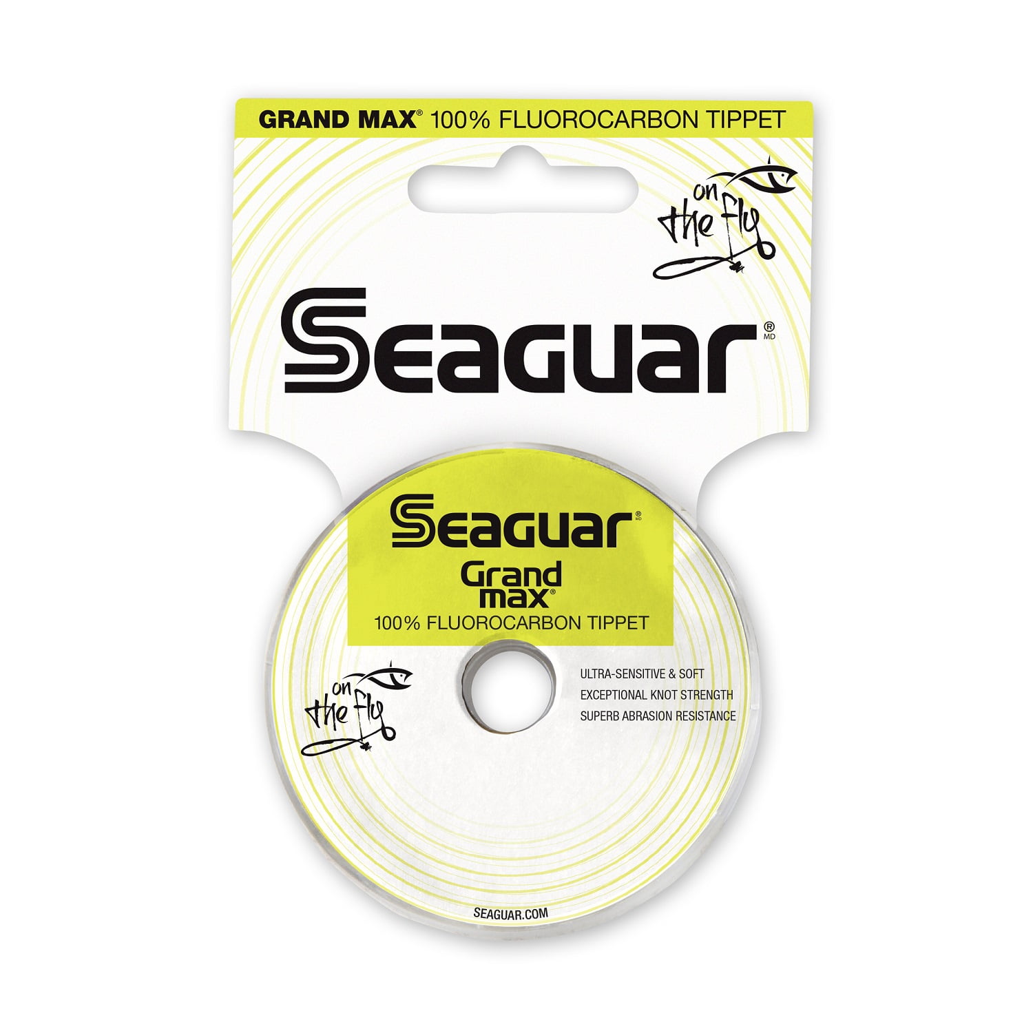 Seaguar Grand Max Fluoro Tippet Fishing Line 25 3.7LB - Walmart.com