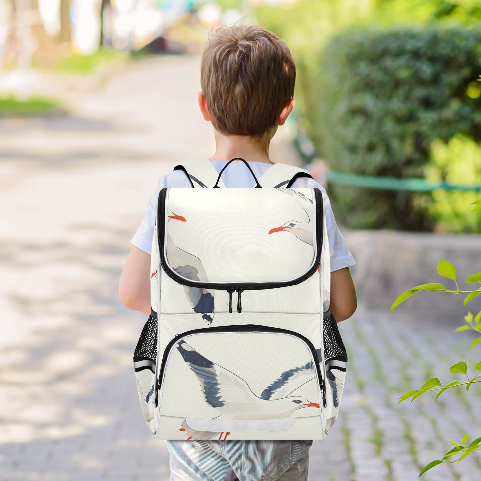 Seagull Backpack Big Laptop Backpack Casual Daypack Quilted Large ...
