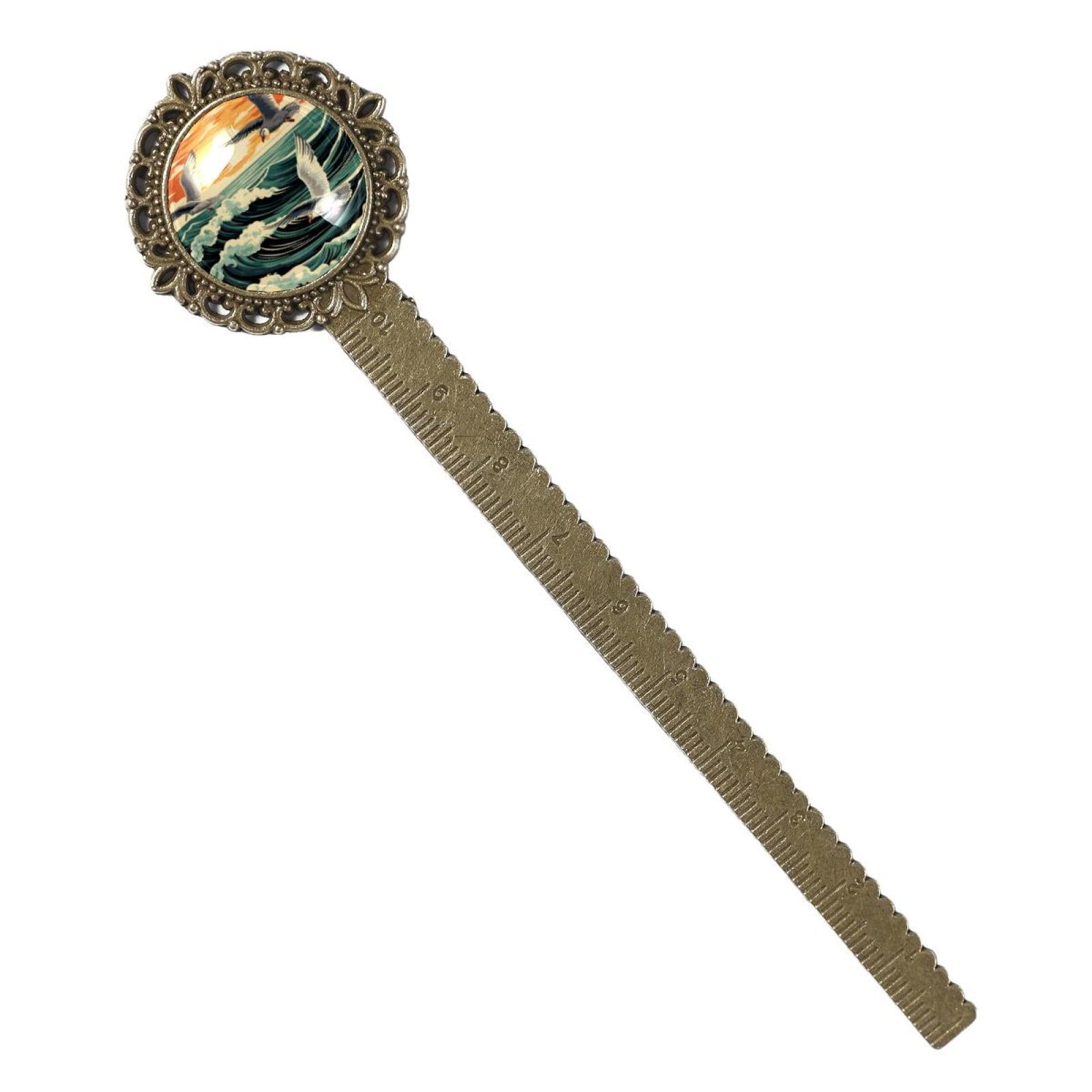 Seagull Book Accessories: Lace Bookmark in Antique Bronze - a Gift for ...