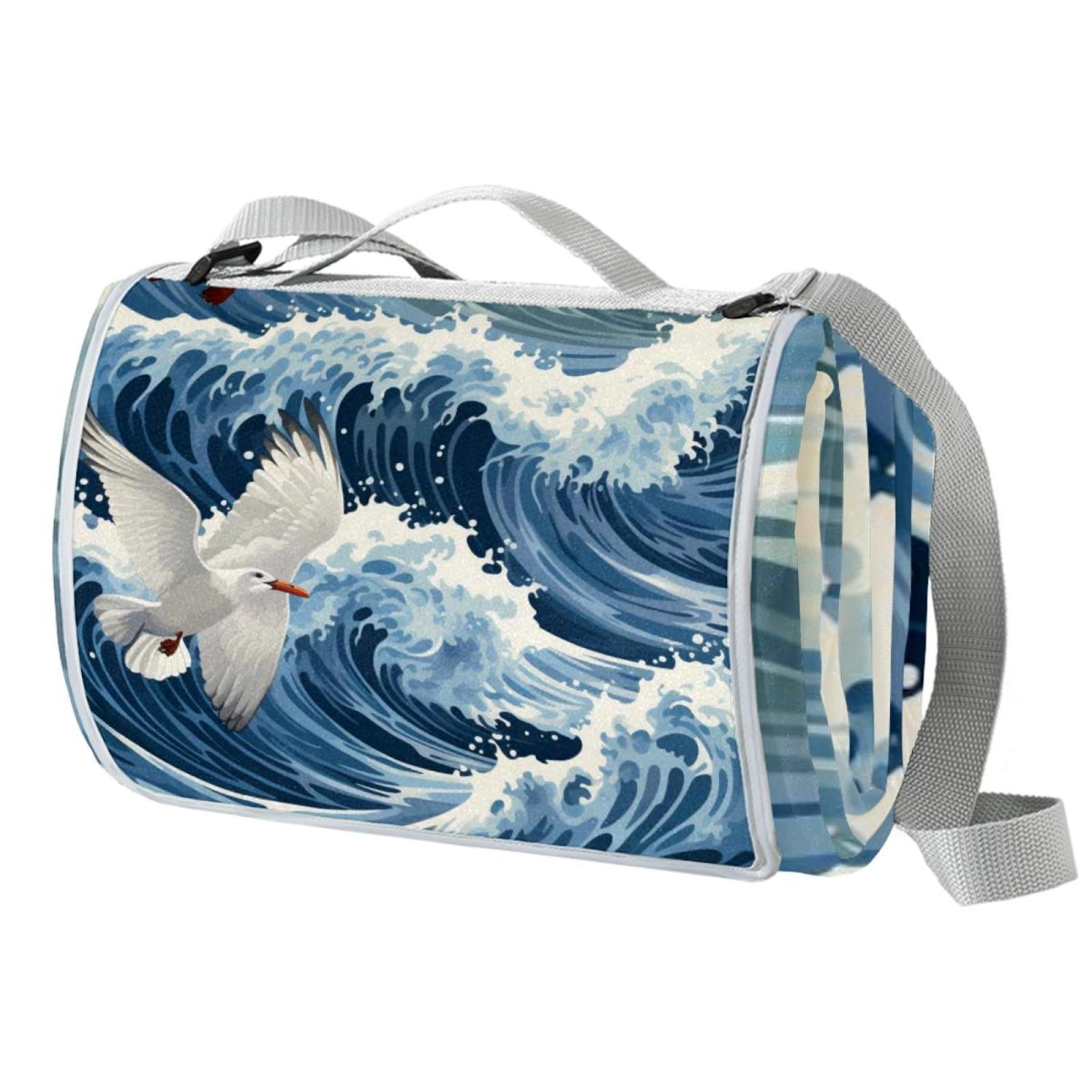 Seagull Canvas Outdoor Picnic Blanket - Waterproof Mat for Camping ...