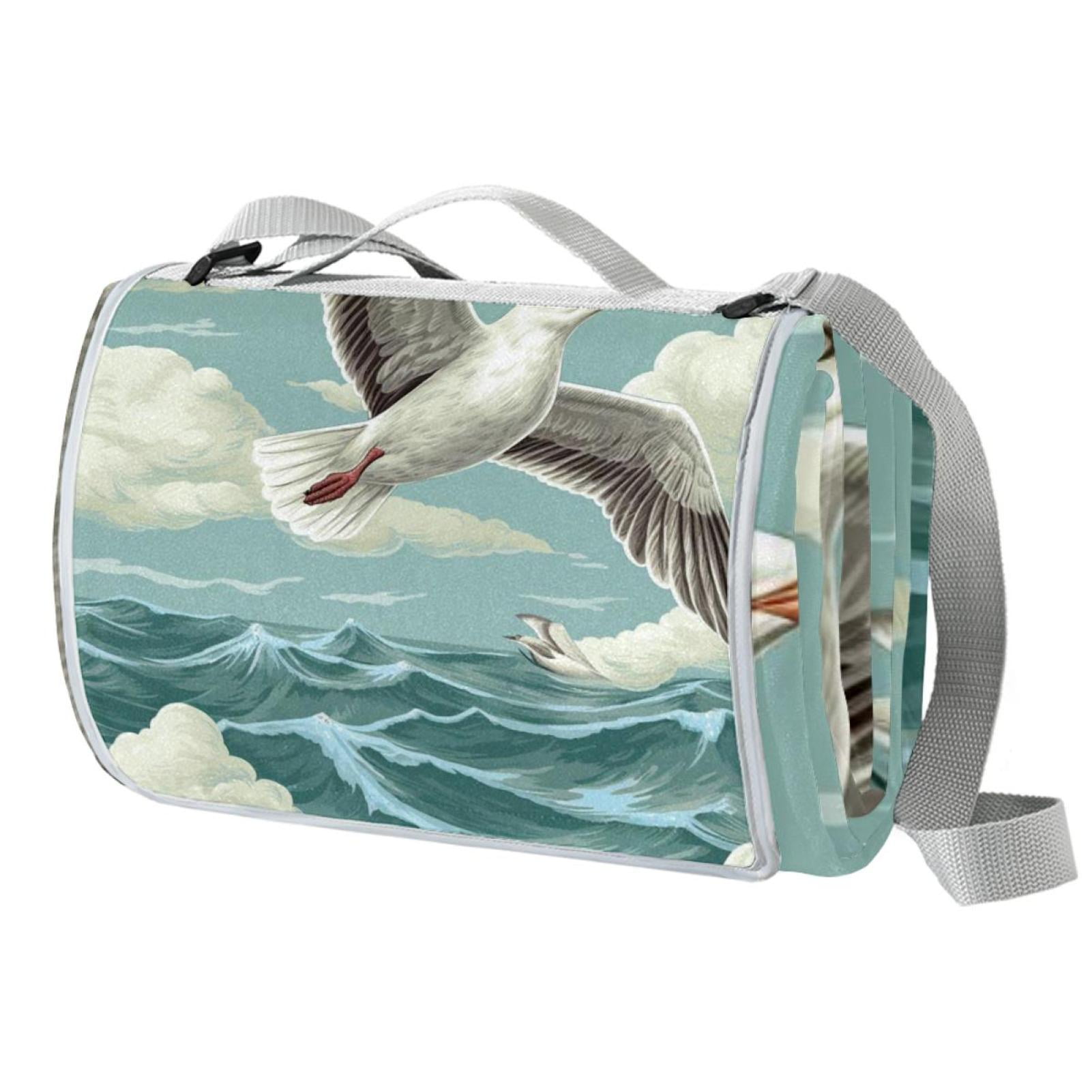Seagull Canvas Picnic Blanket Waterproof Outdoor Mat Camping Rug ...