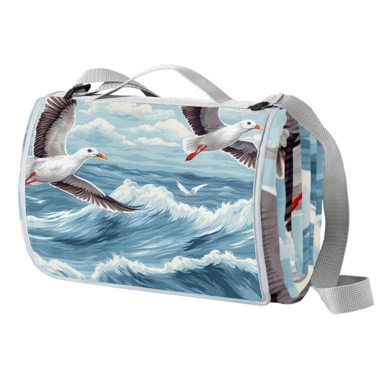 Seagull Canvas Picnic Mat - Waterproof Outdoor Blanket for Camping ...