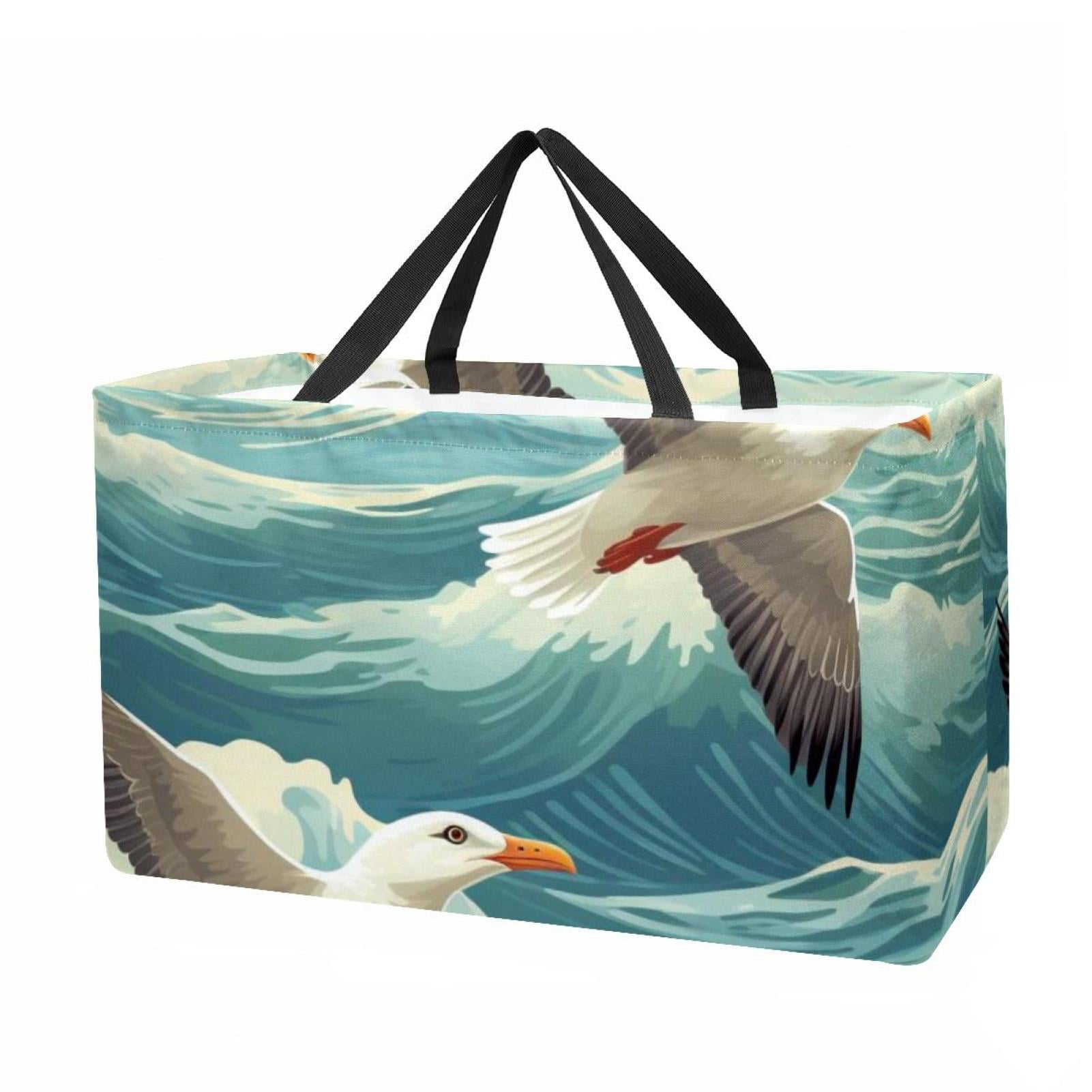 Seagull Collapsible Oxford Cloth Storage Bin: Reusable, Foldable, and ...