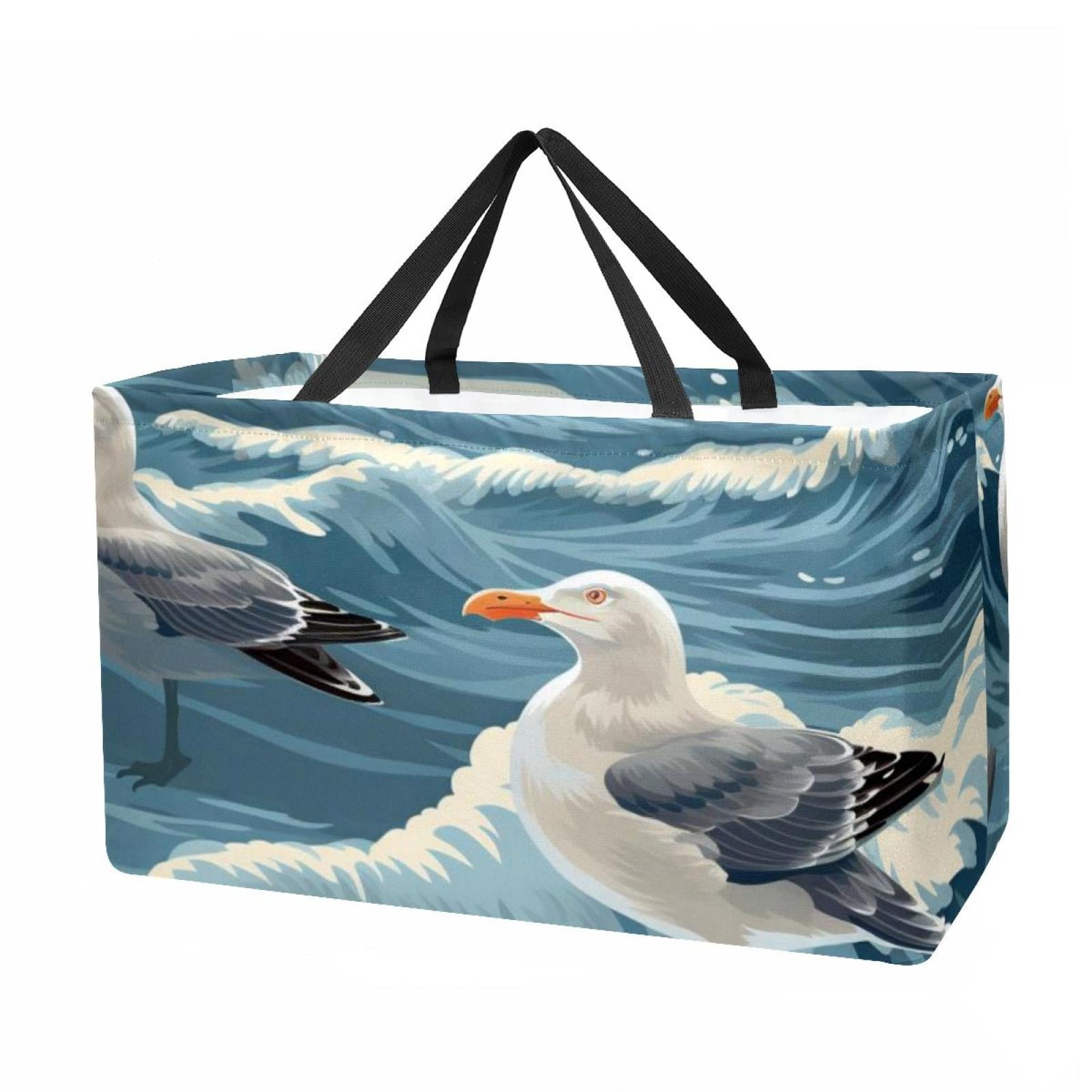 Seagull Collapsible Oxford Cloth Storage Bin: Reusable, Foldable, and ...