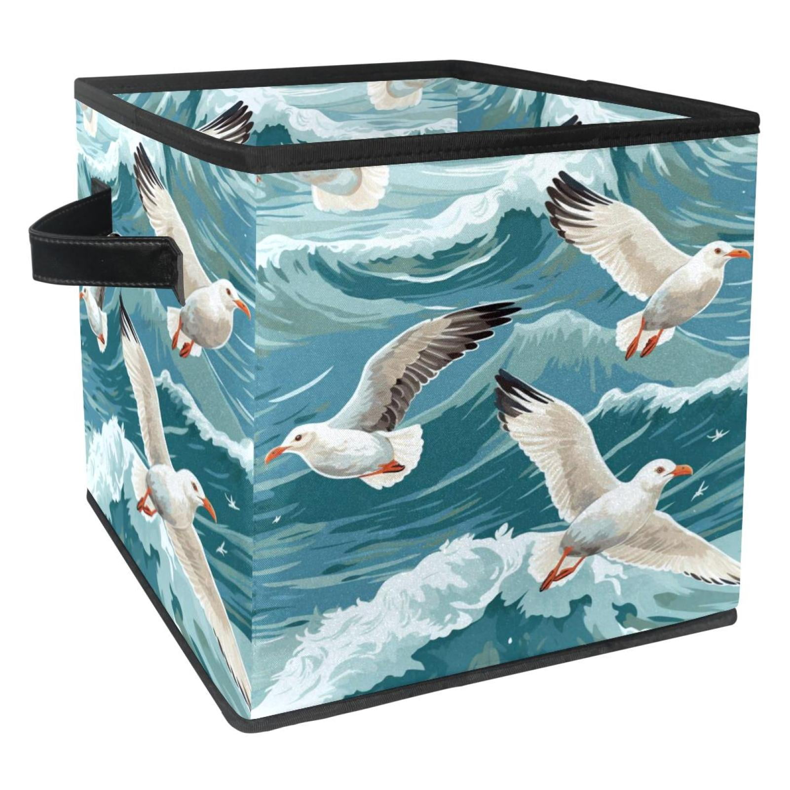 Seagull Foldable Storage Basket Toy Box Storage Cubes Organizer with ...