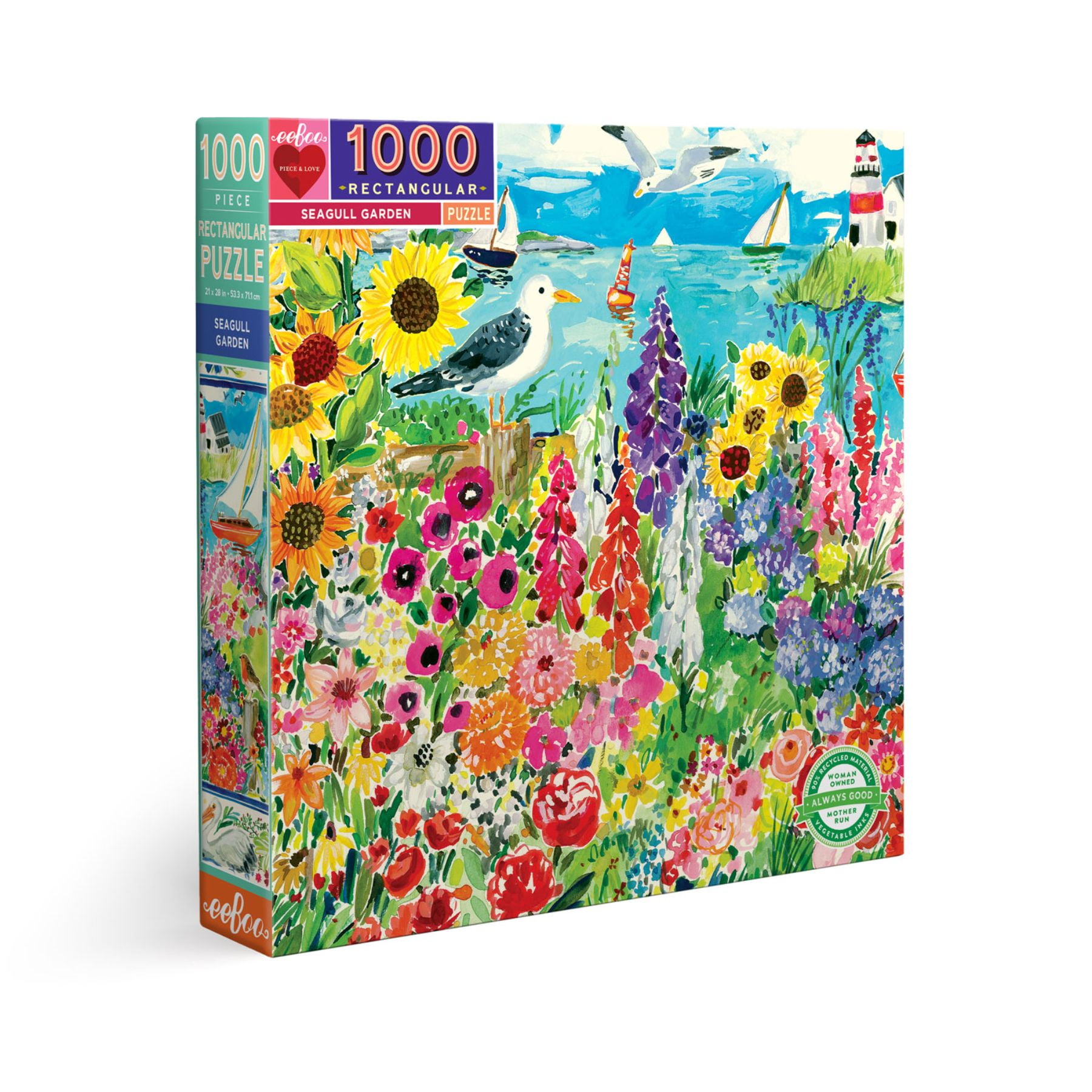 Seagull Garden 1000 Piece Rectangular Puzzle - Walmart.com
