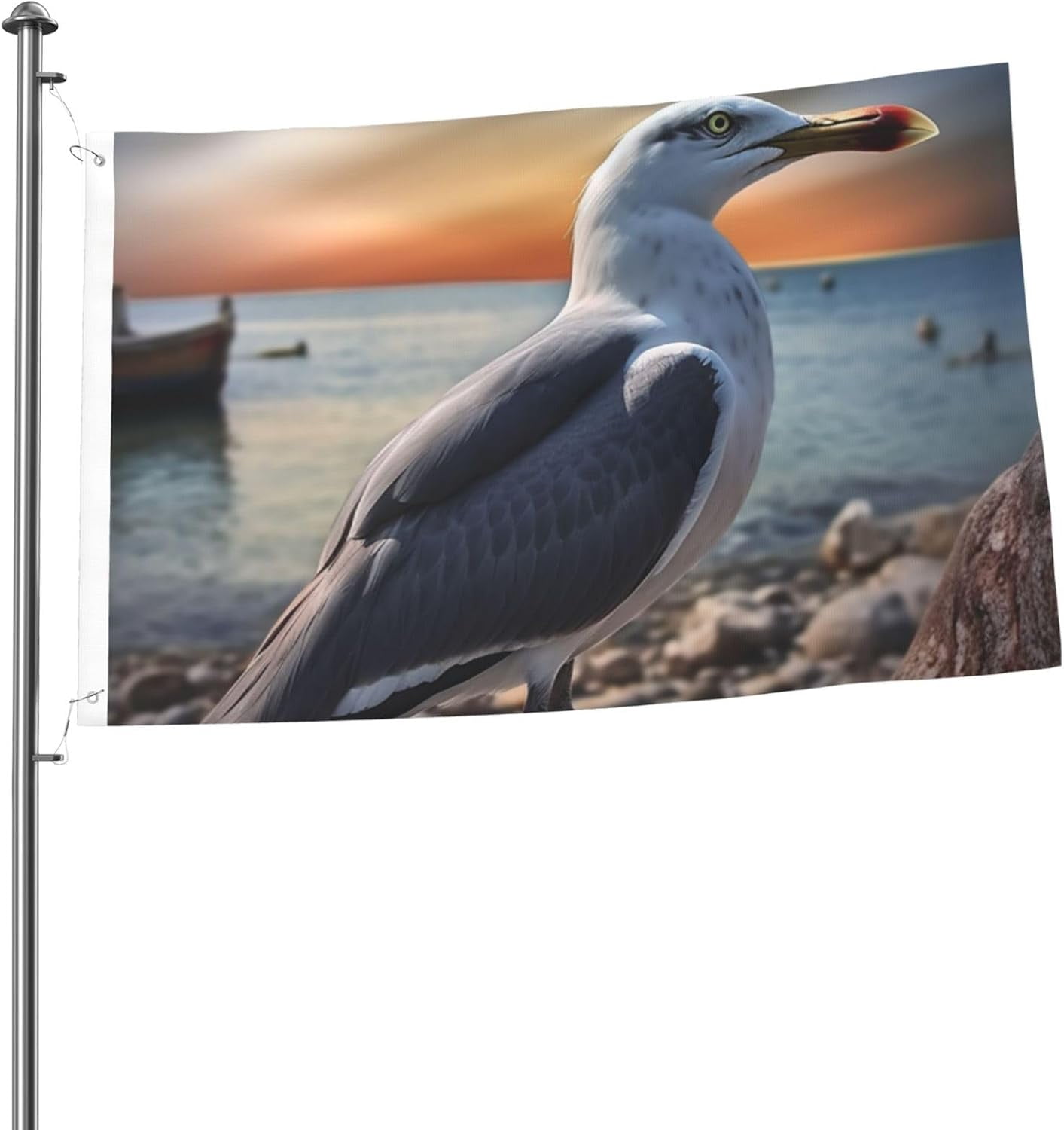 Seagull Garden Flags Holiday Banner with Brass Grommets Large Welcome ...