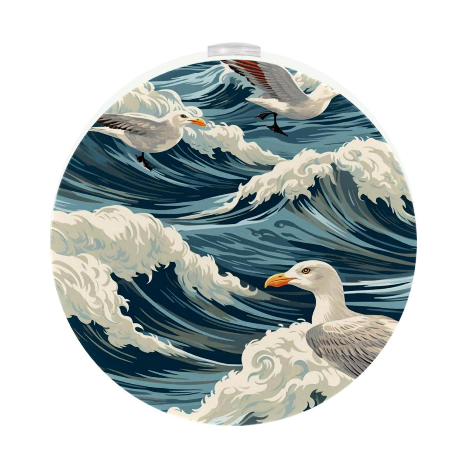 Seagull LED Round Night Light-2PCS: Compact and Energy-Efficient ...