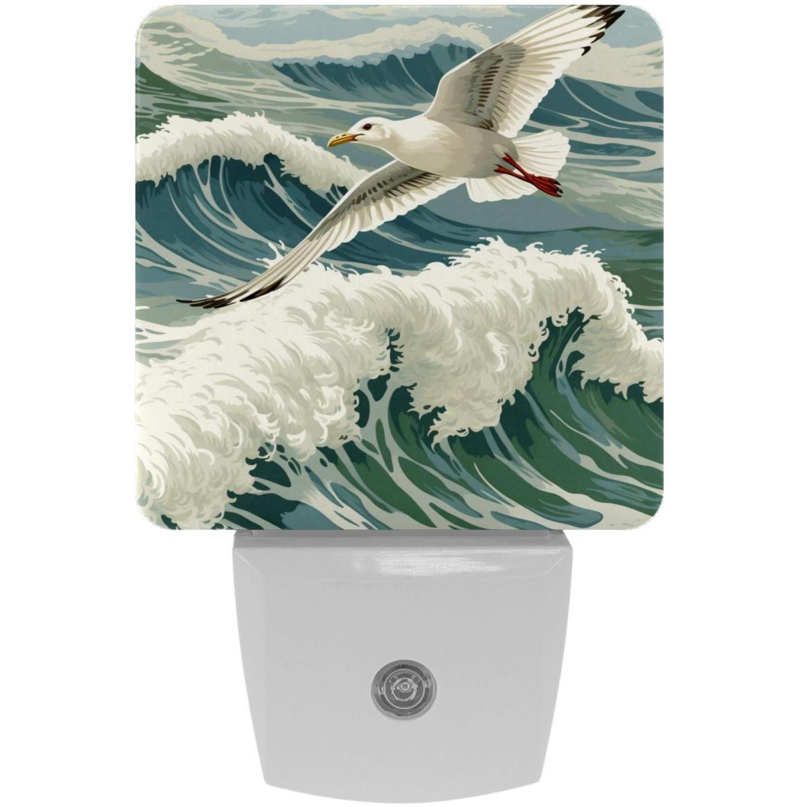 Seagull LED Square Night Light - Small and Bright Square-shaped LED ...