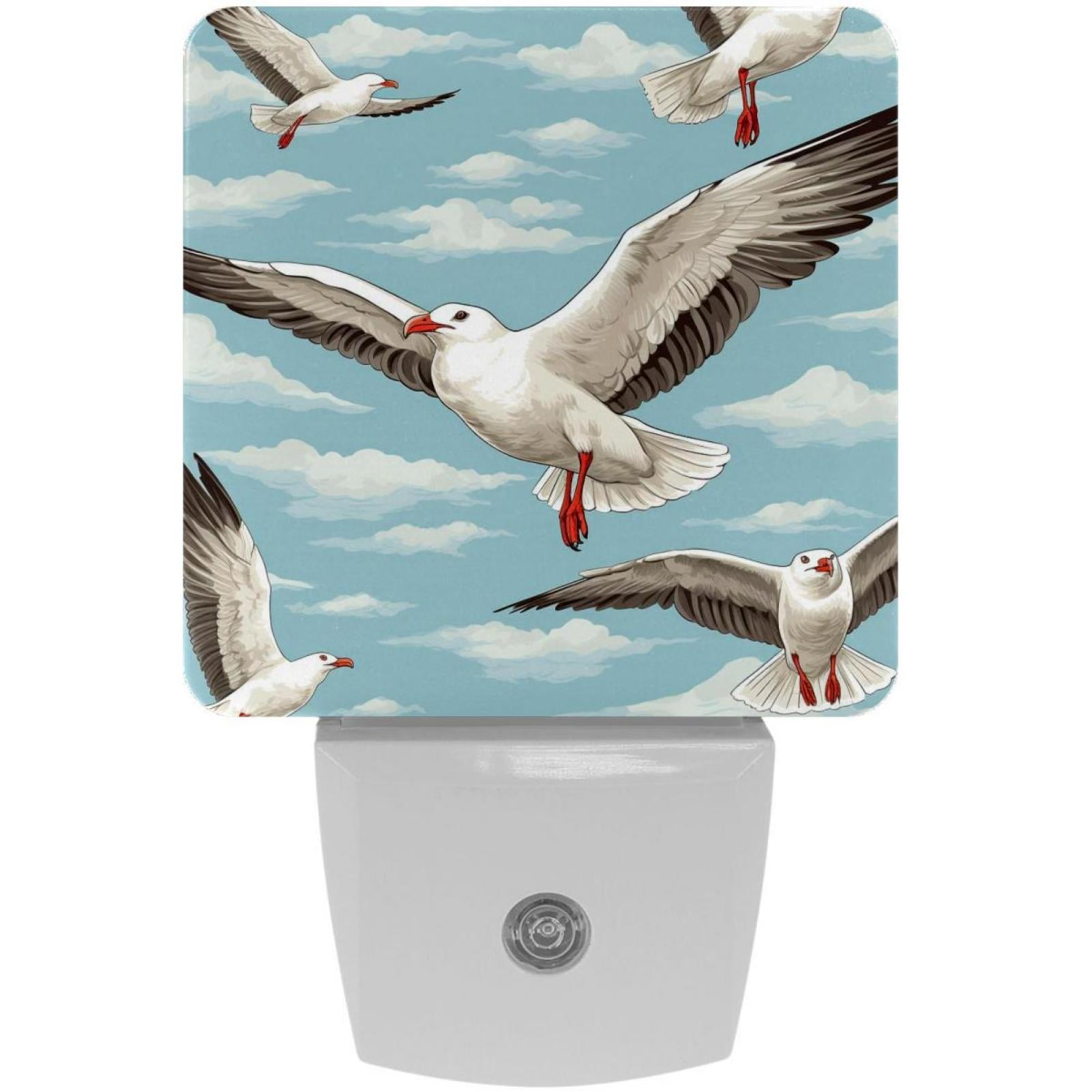 Seagull LED Square Night Light - Small and Bright Square-shaped LED ...