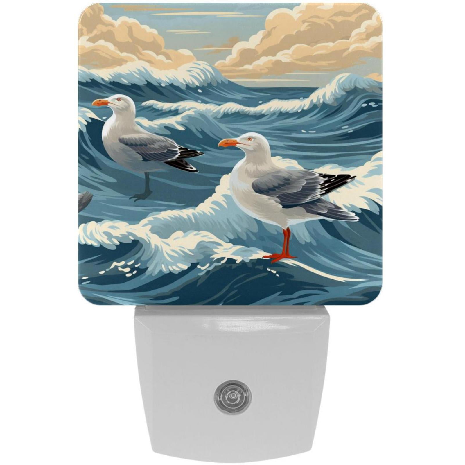 Seagull LED Square Night Lights - Bedside Lighting Solution for a ...