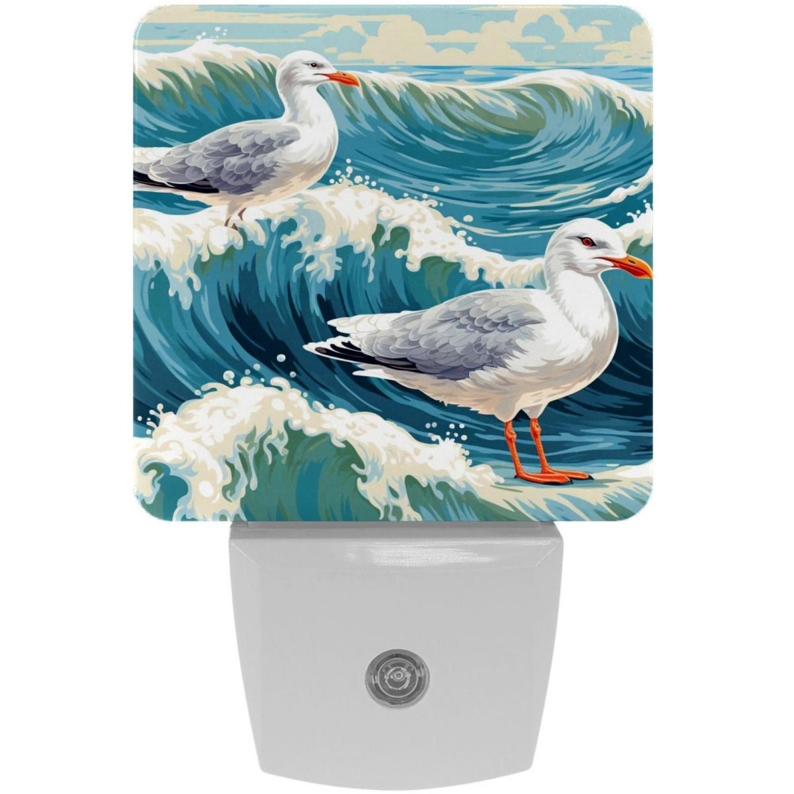 Seagull LED Square Night Lights - Bedside Lighting Solution for a ...