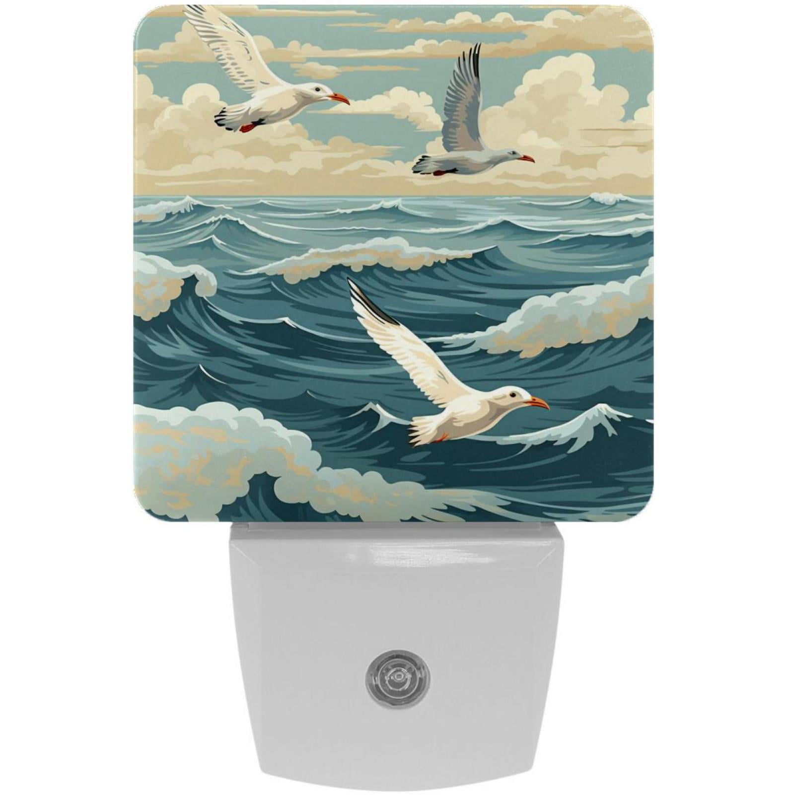 Seagull LED Square Night Lights - Bedside Lighting Solution for a ...