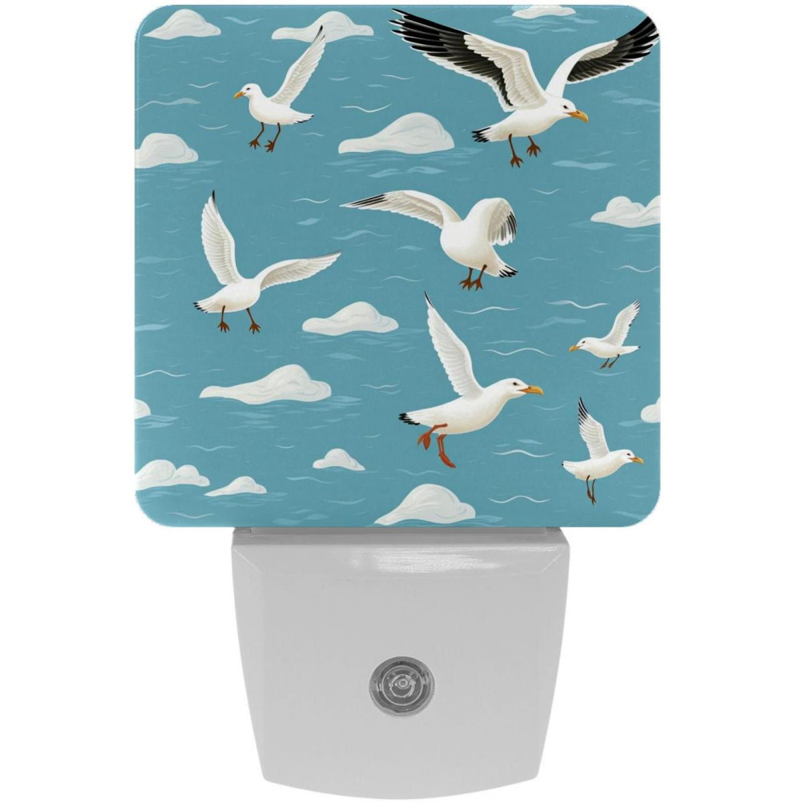 Seagull LED Square Night Lights - Bright and Compact Bedroom or ...