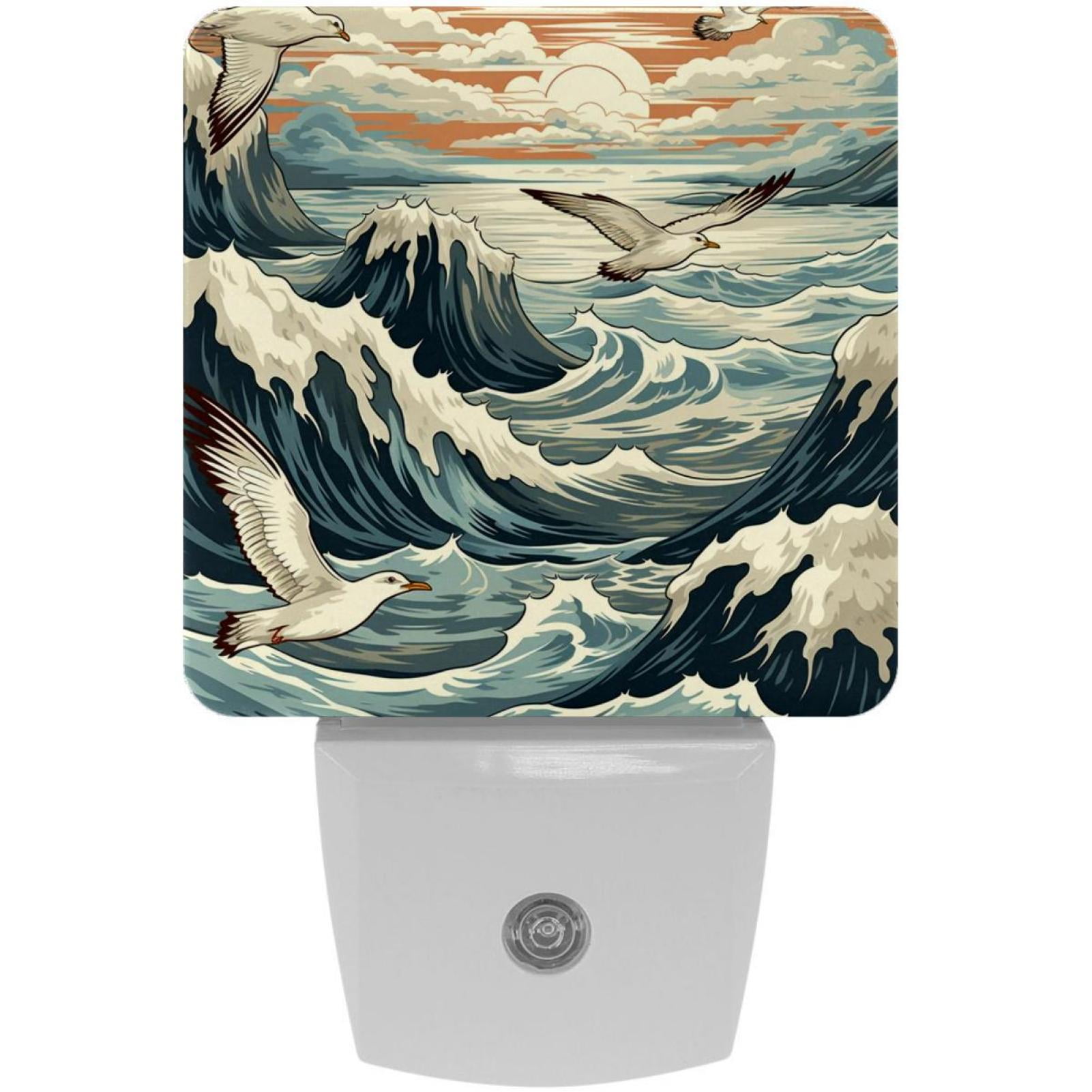 Seagull LED Square Night Lights - Energy Efficient & Elegant Decorative ...