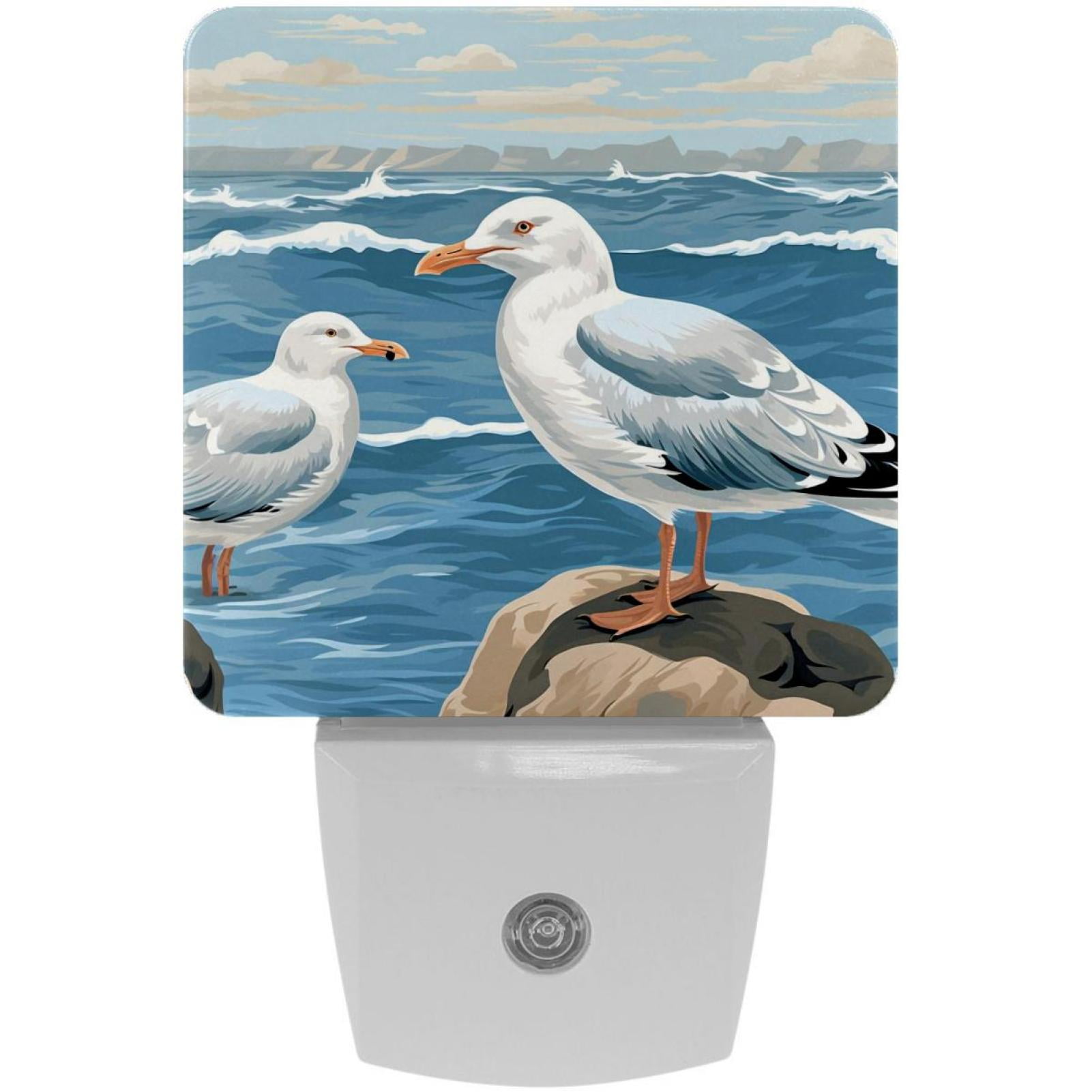 Seagull LED Square Night Lights - Energy Efficient Plug-in Wall Lamp ...