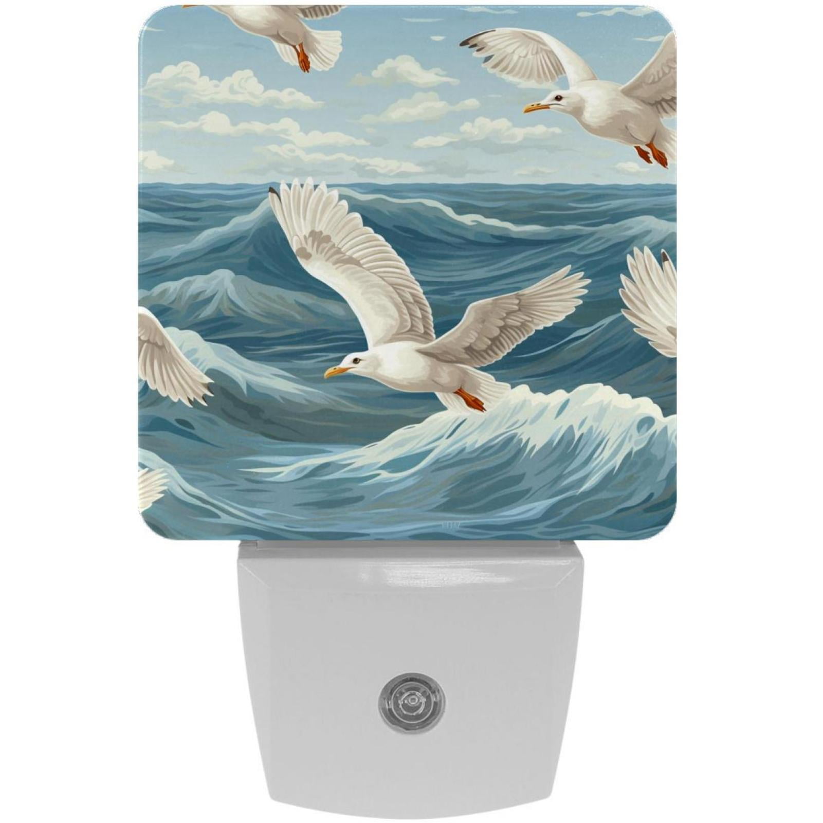 Seagull LED Square Night Lights - Energy Efficient and Stylish Bedroom ...