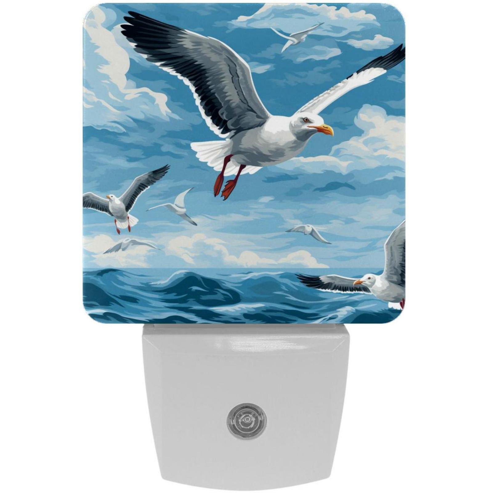 Seagull LED Square Night Lights - Energy Efficient and Stylish Bedroom ...