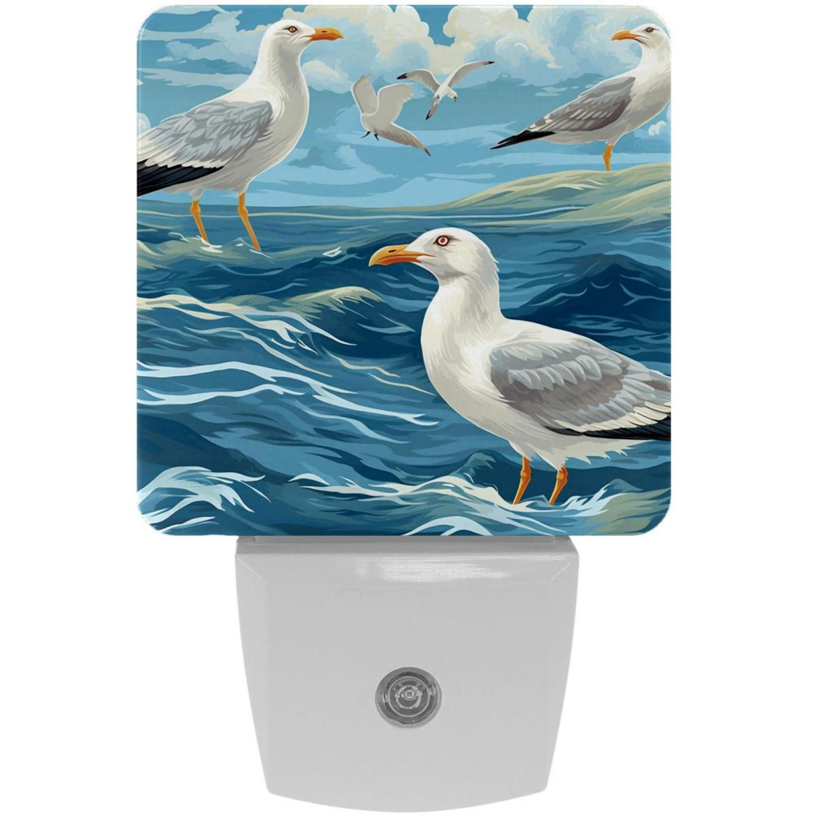 Seagull LED Square Night Lights - Energy Efficient and Stylish Bedroom ...