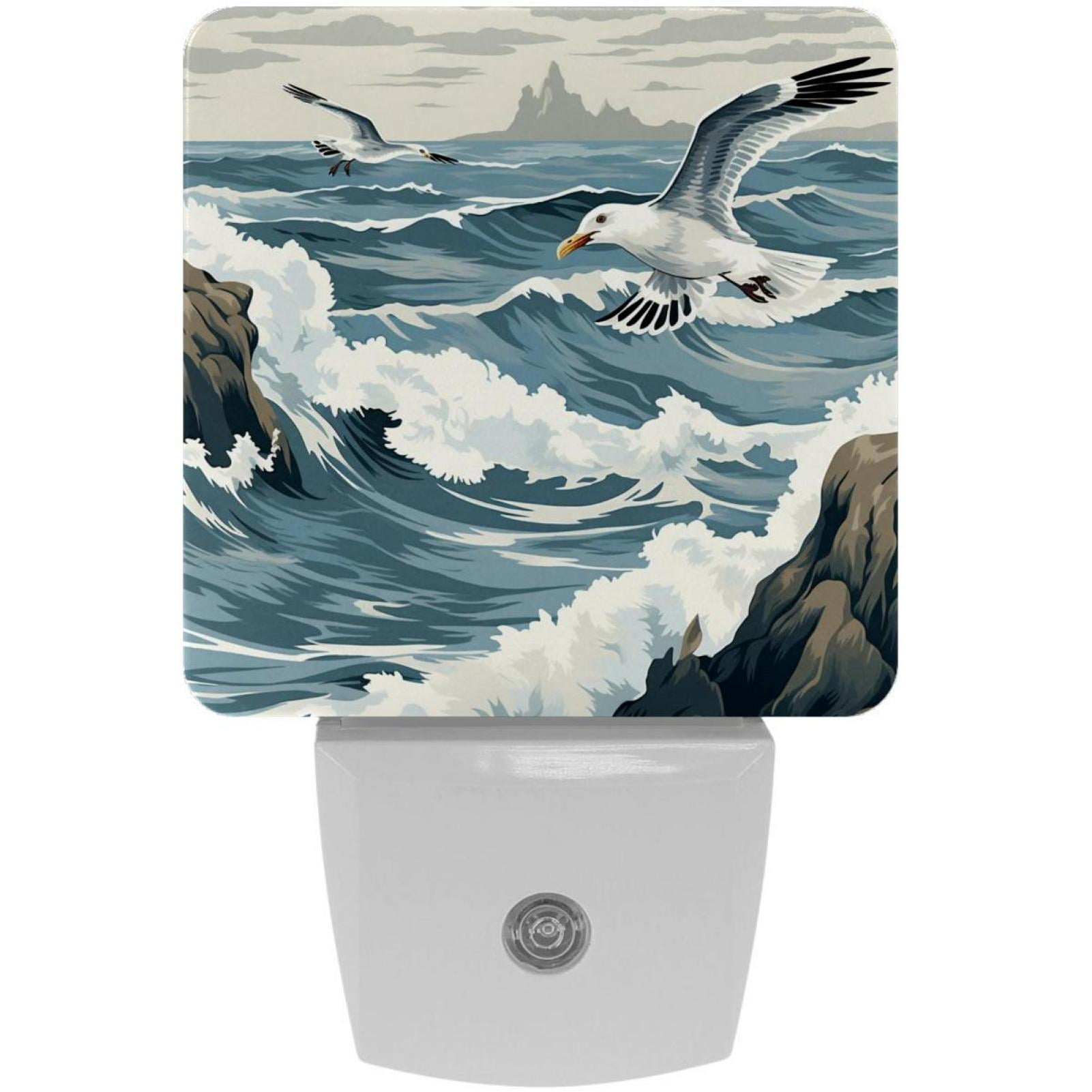 Seagull LED Square Night Lights - Small and Bright Illumination for ...