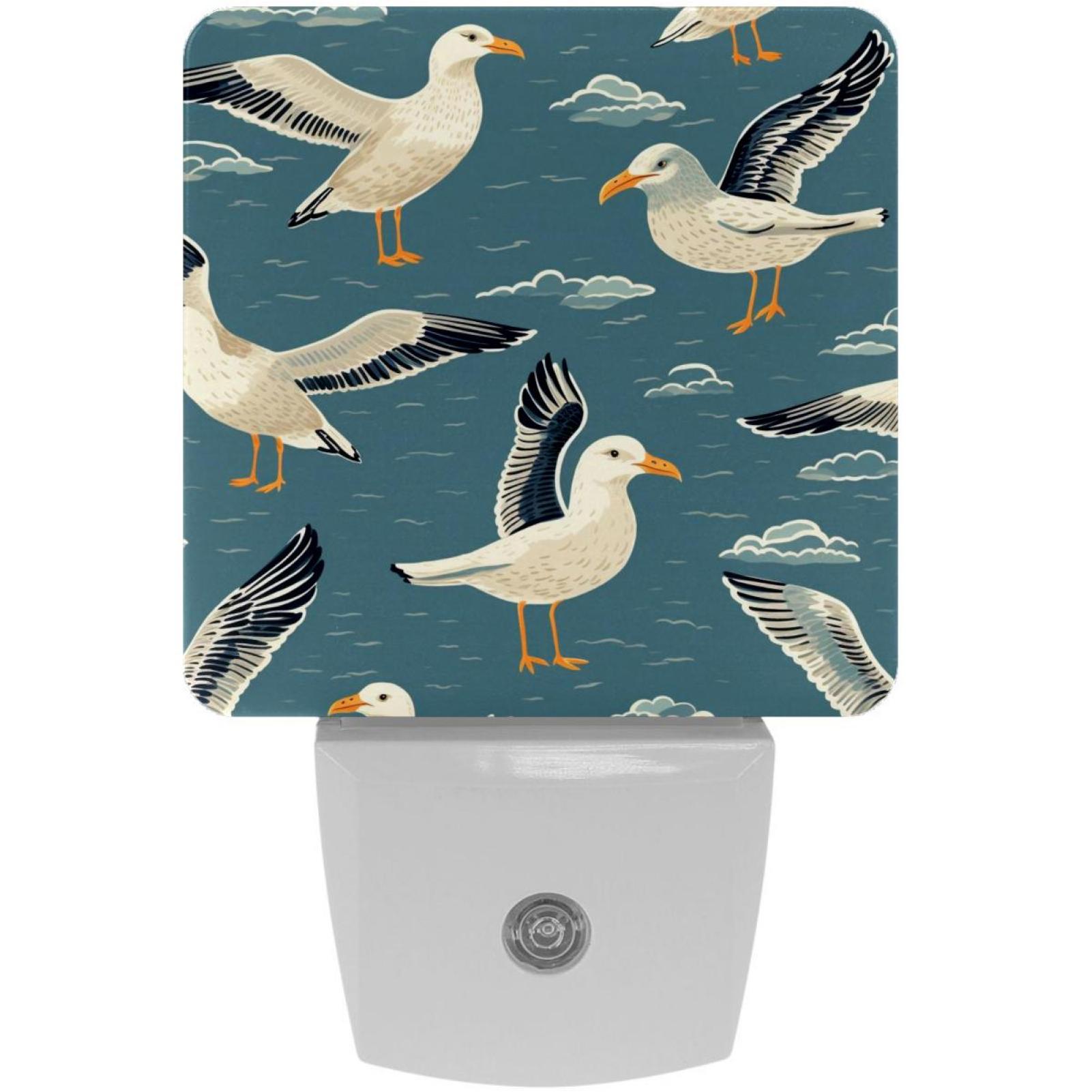 Seagull LED Square Night Lights - Small and Stylish Energy-Saving Lamps ...