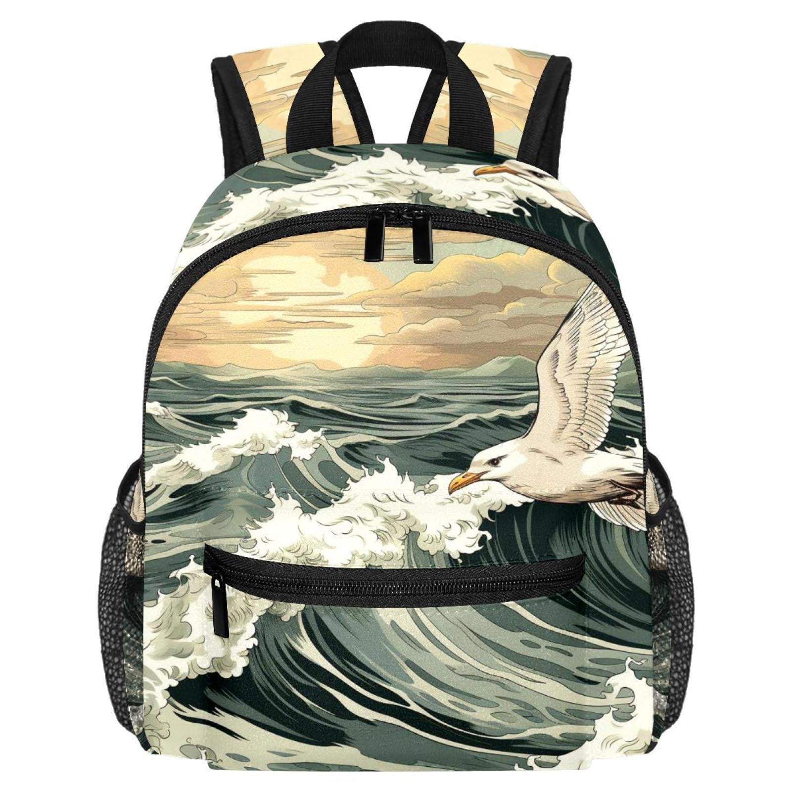 Seagull Large Capacity Backpack with Adjustable Shoulder Strap, Printed ...