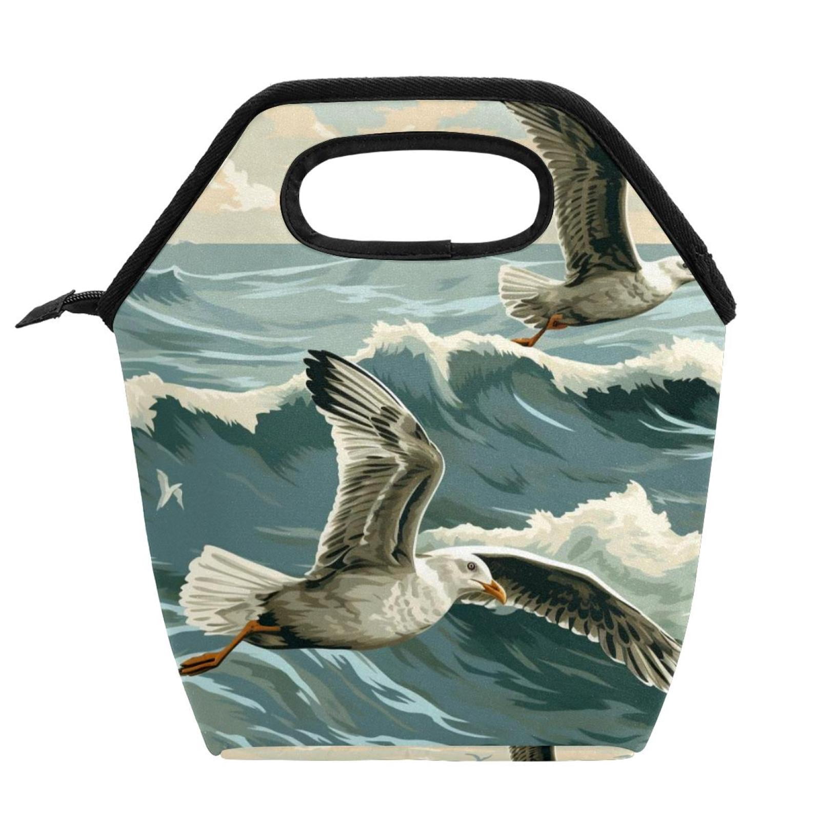 Seagull Large Capacity Lightweight Printed Insulated Ideal Lunch Bag ...
