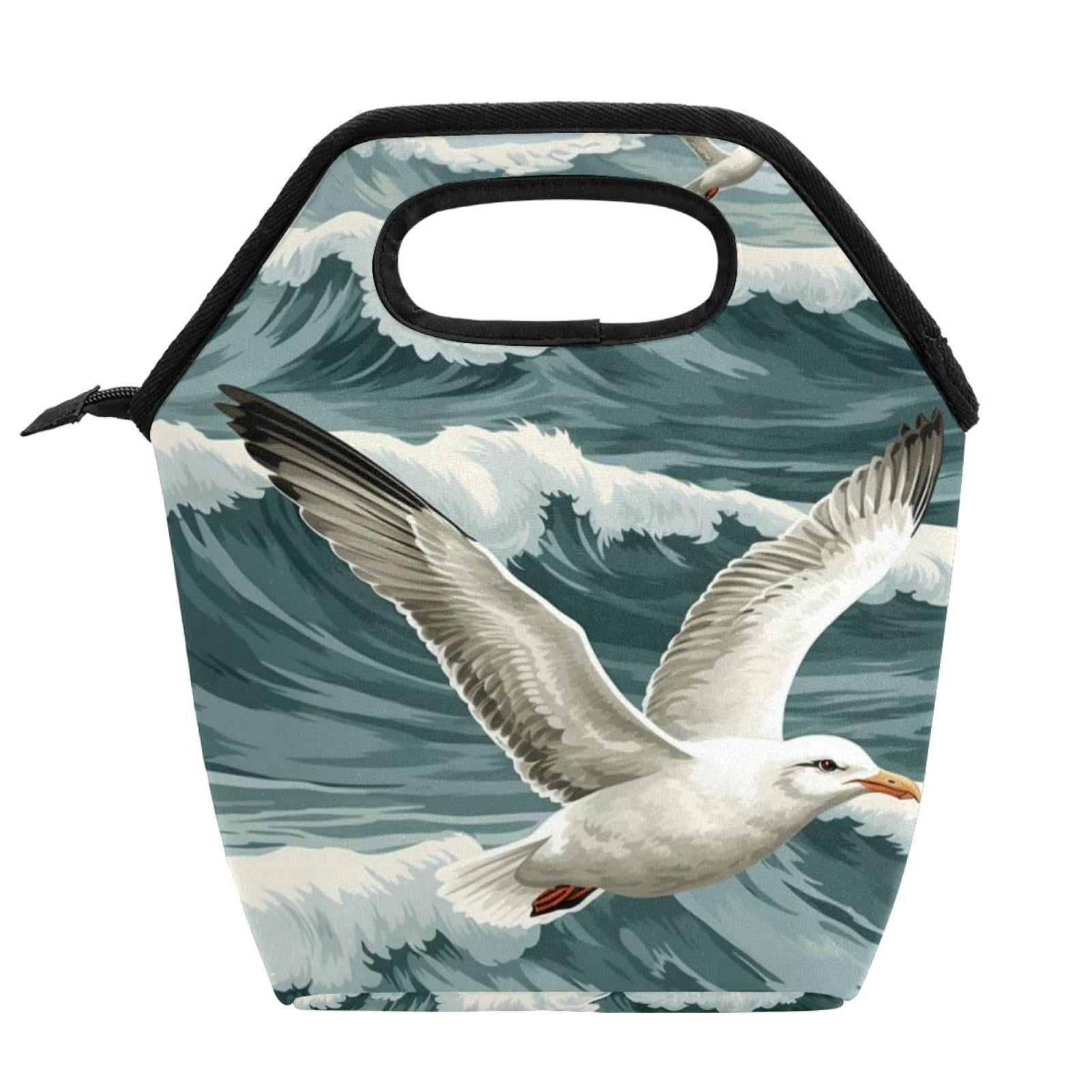 Seagull Large Capacity Lightweight Printed Insulated Ideal Lunch Bag ...