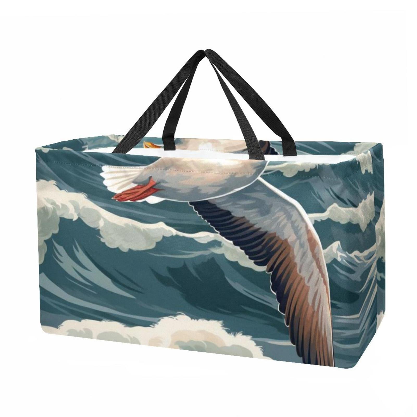Seagull Large Capacity Reinforced Oxford Cloth Storage Bin - Reusable ...