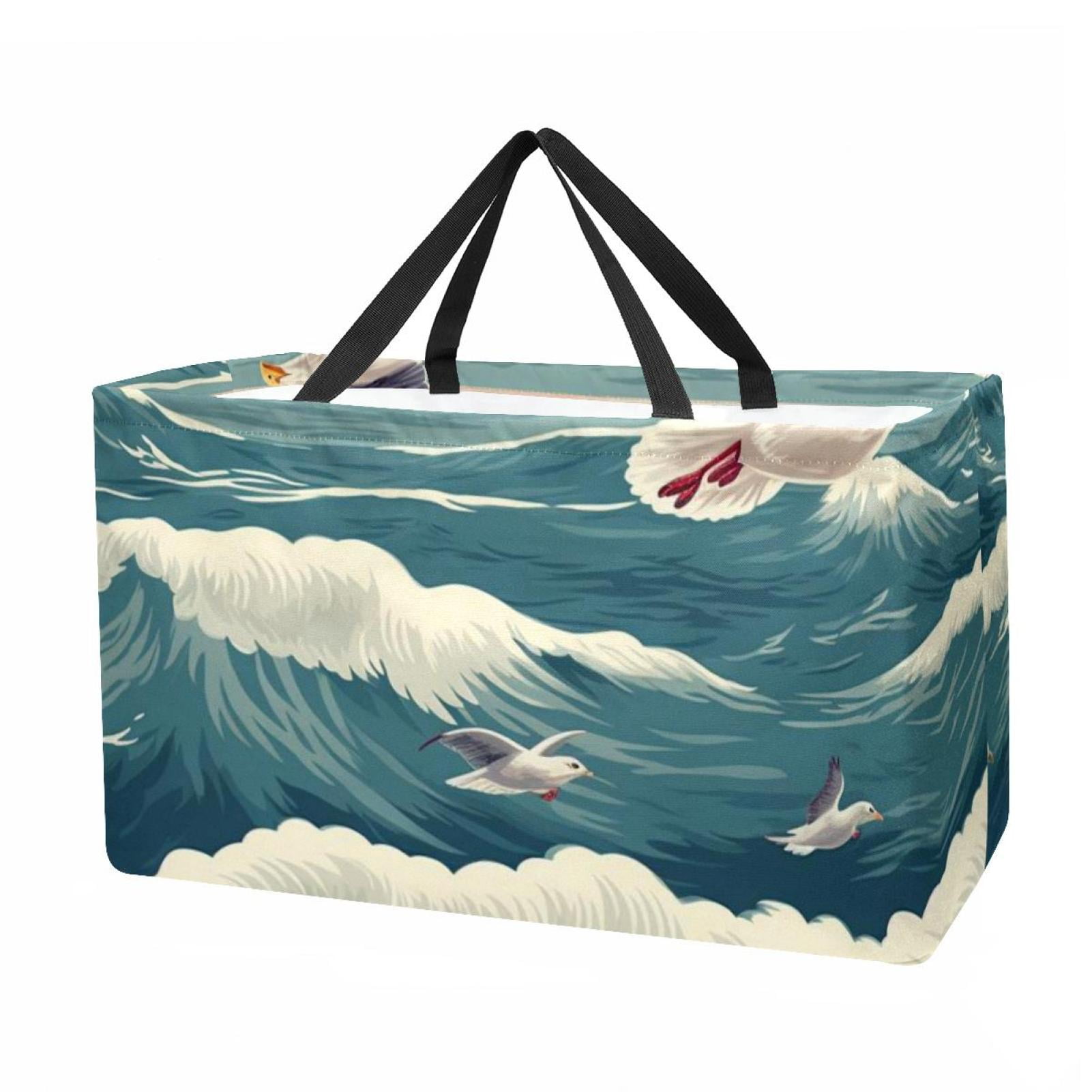 Seagull Large Capacity Reusable Foldable Oxford Cloth Laundry Bag ...