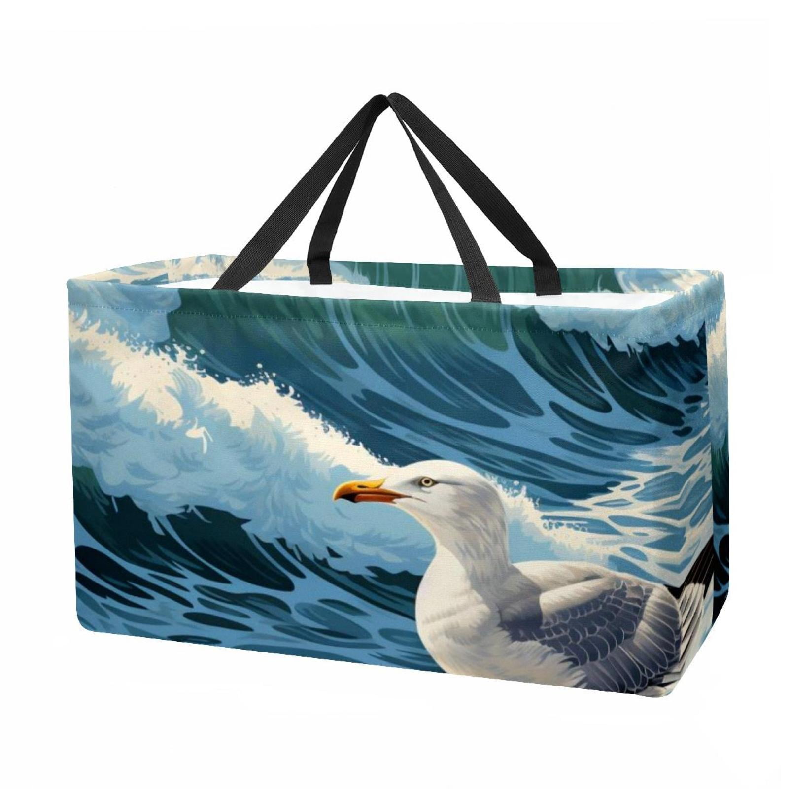 Seagull Large Capacity Reusable Foldable Oxford Cloth Laundry Bag ...