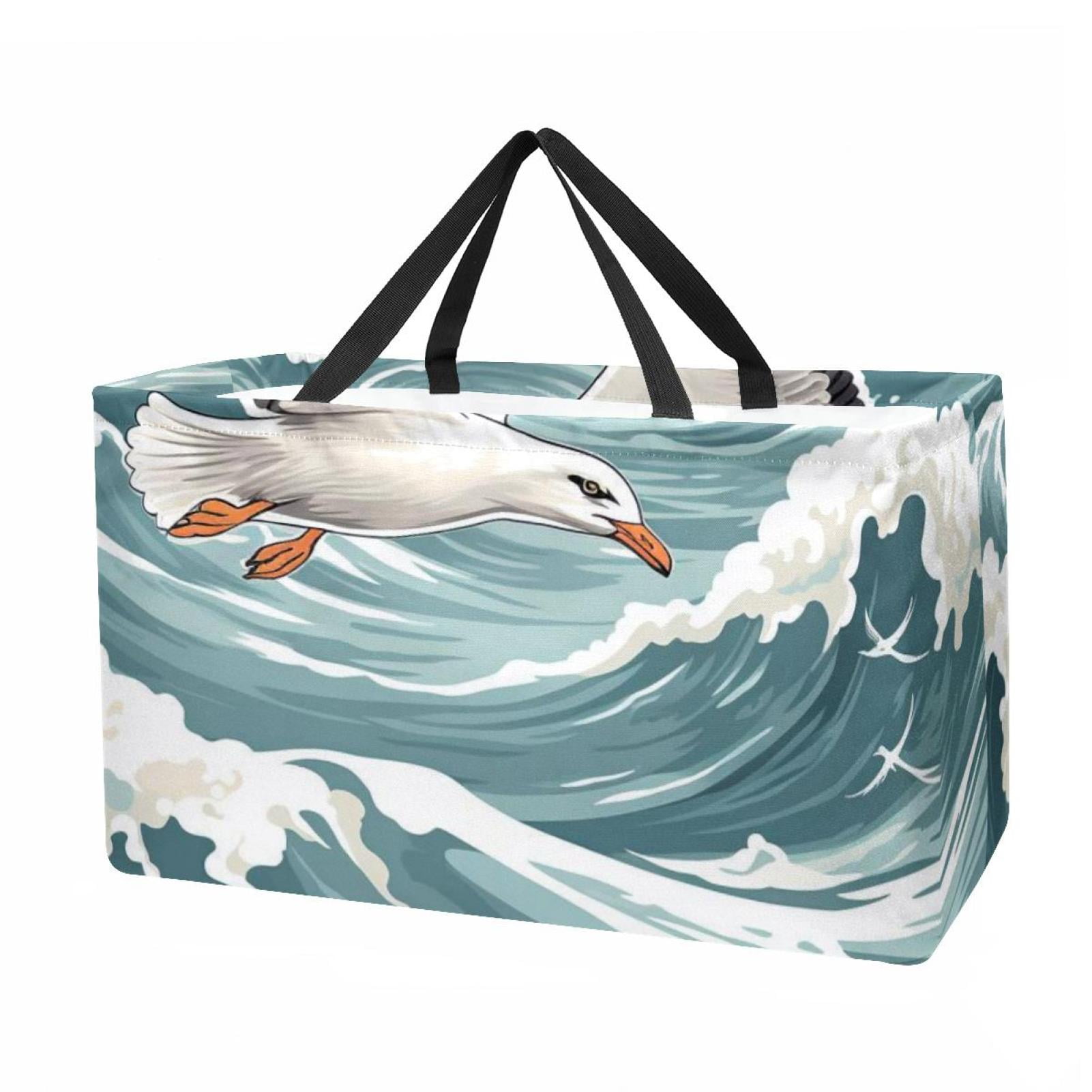Seagull Large Capacity Reusable Foldable Oxford Cloth Storage Bin ...