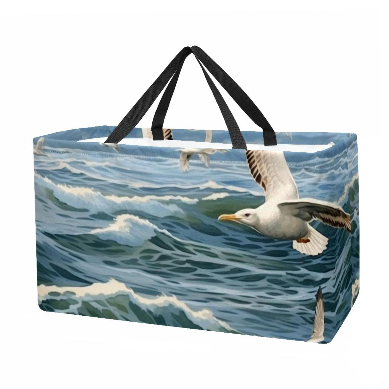 Seagull Large Capacity Reusable Foldable Oxford Cloth Storage Bin ...