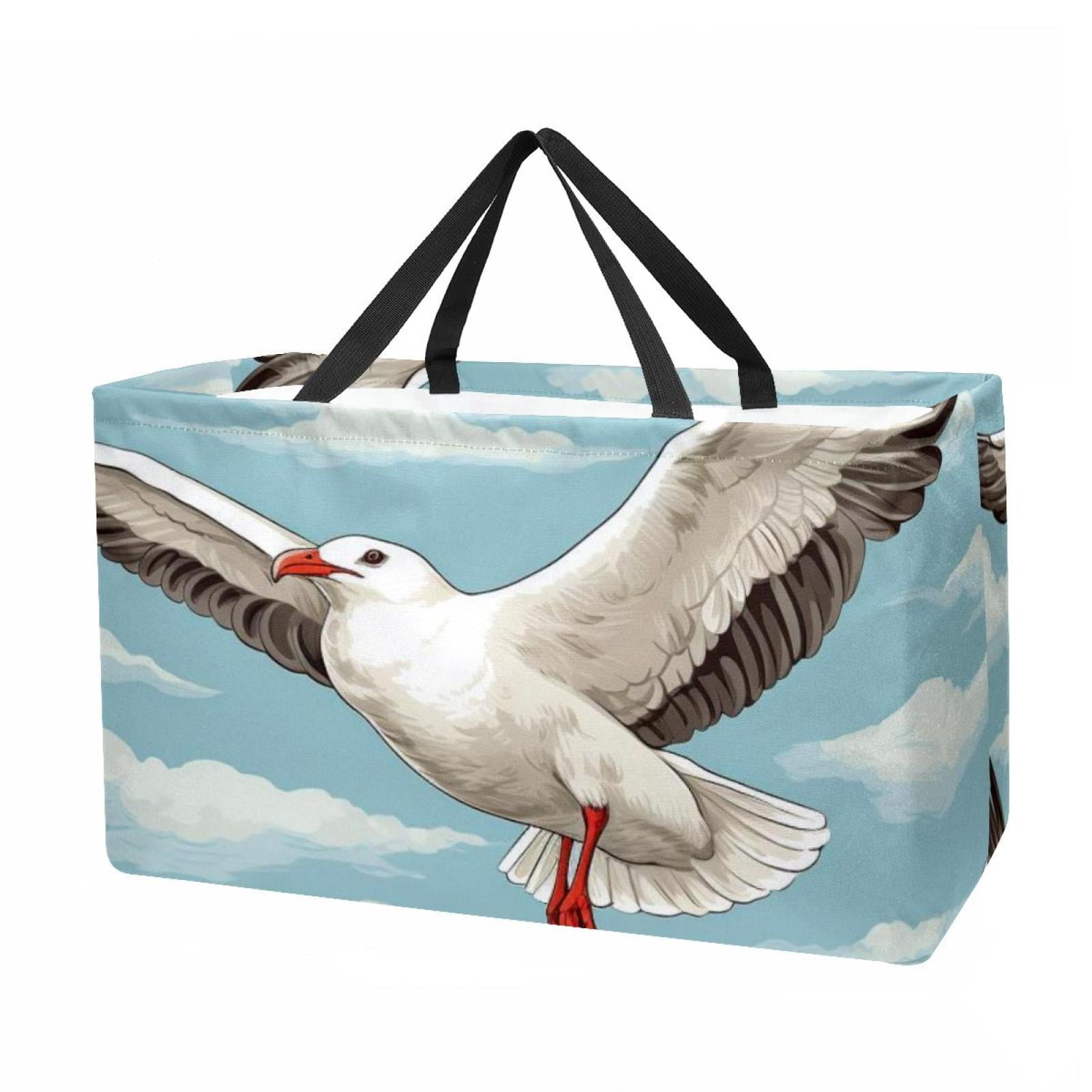 Seagull Large Capacity Reusable Foldable Oxford Cloth Storage Bin ...