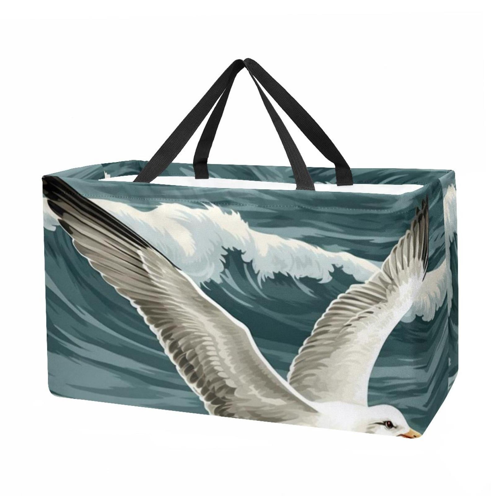 Seagull Large Capacity Reusable Foldable Oxford Cloth Storage Bin ...