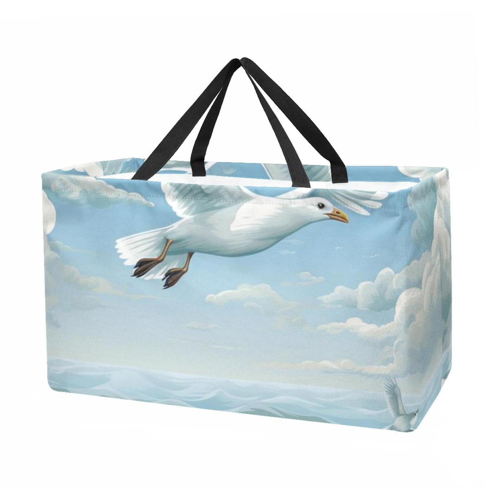 Seagull Large Capacity Reusable Foldable Oxford Cloth Storage Bin ...