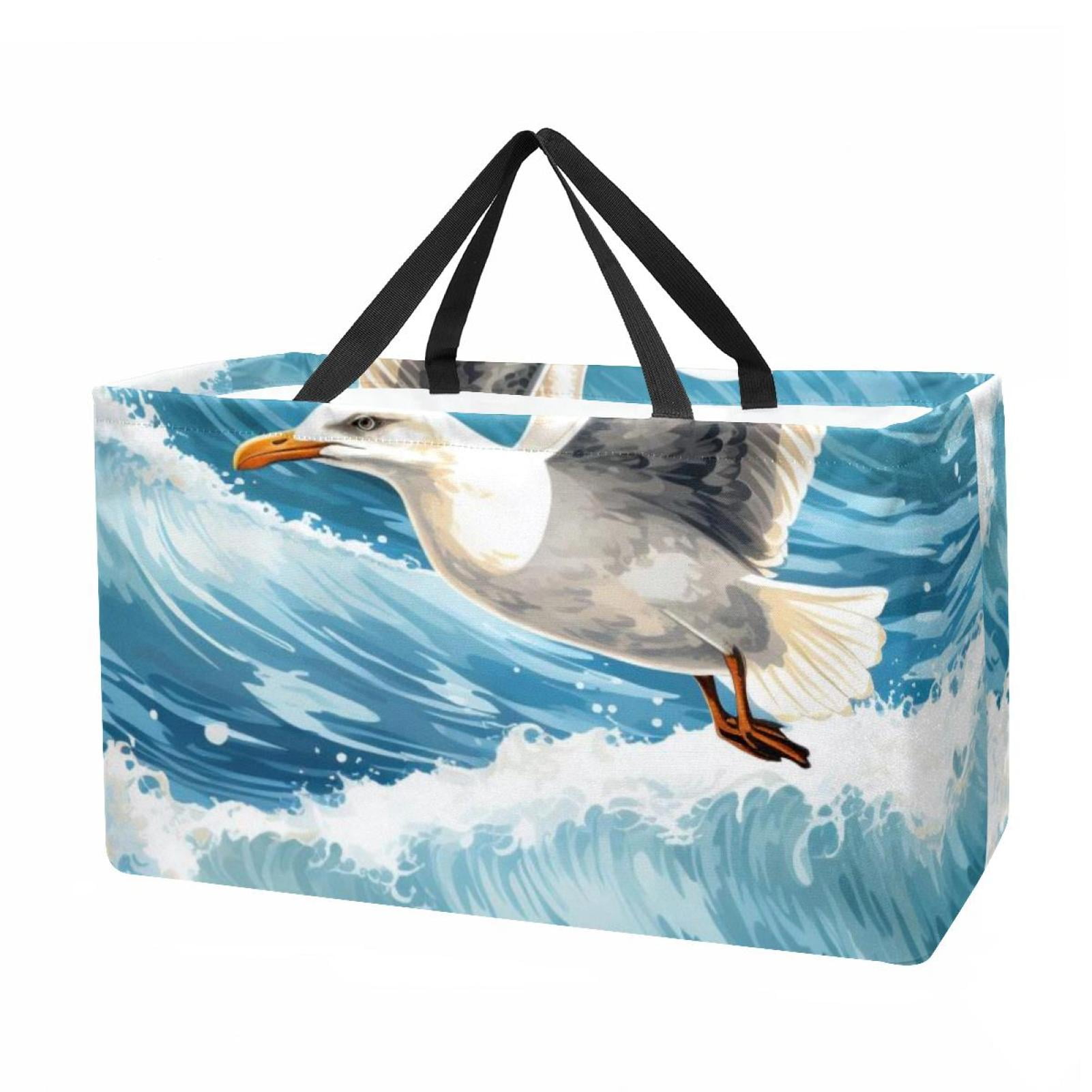 Seagull Large Capacity Reusable Foldable Oxford Cloth Storage Bin ...