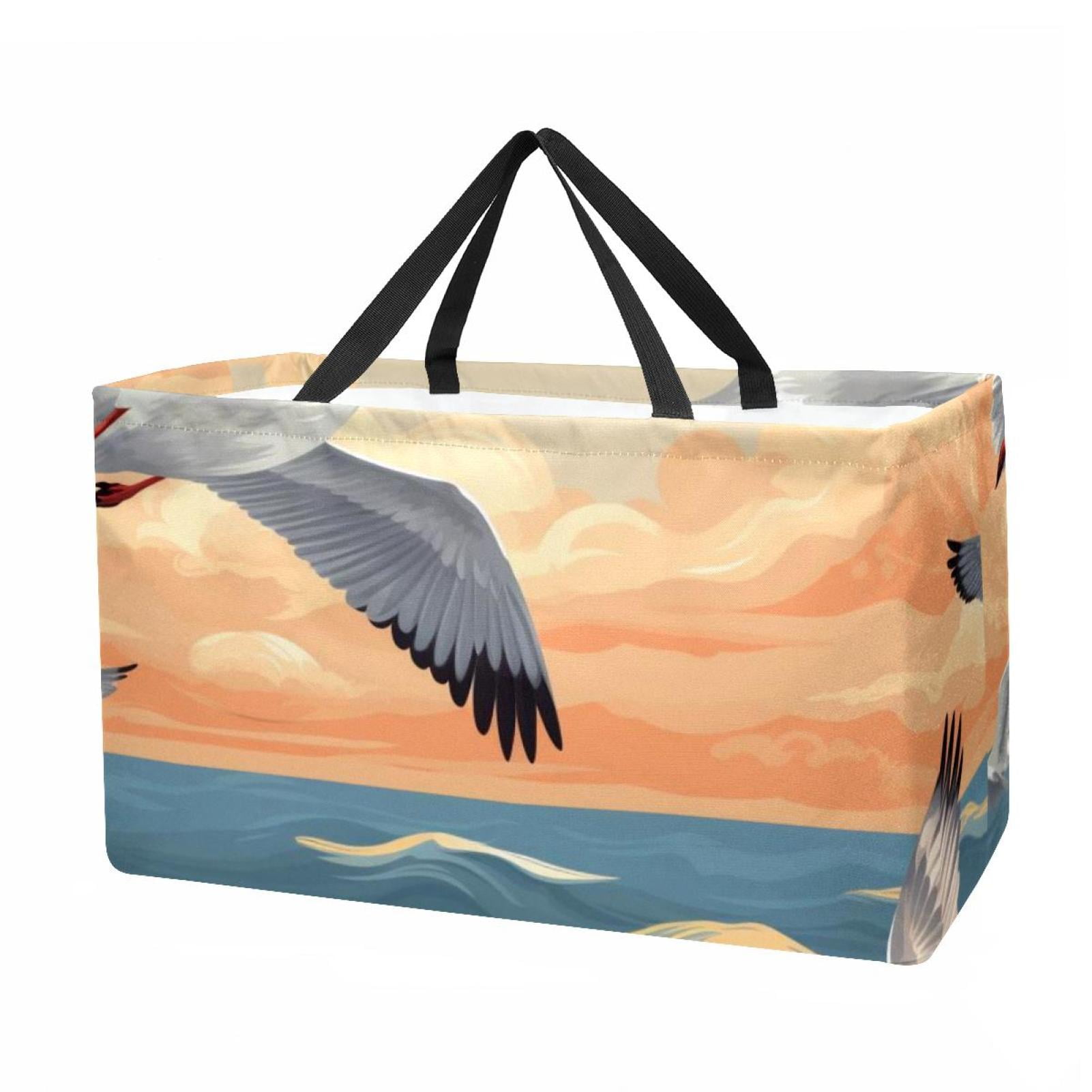 Seagull Large Capacity Reusable Foldable Oxford Cloth Storage Bins ...