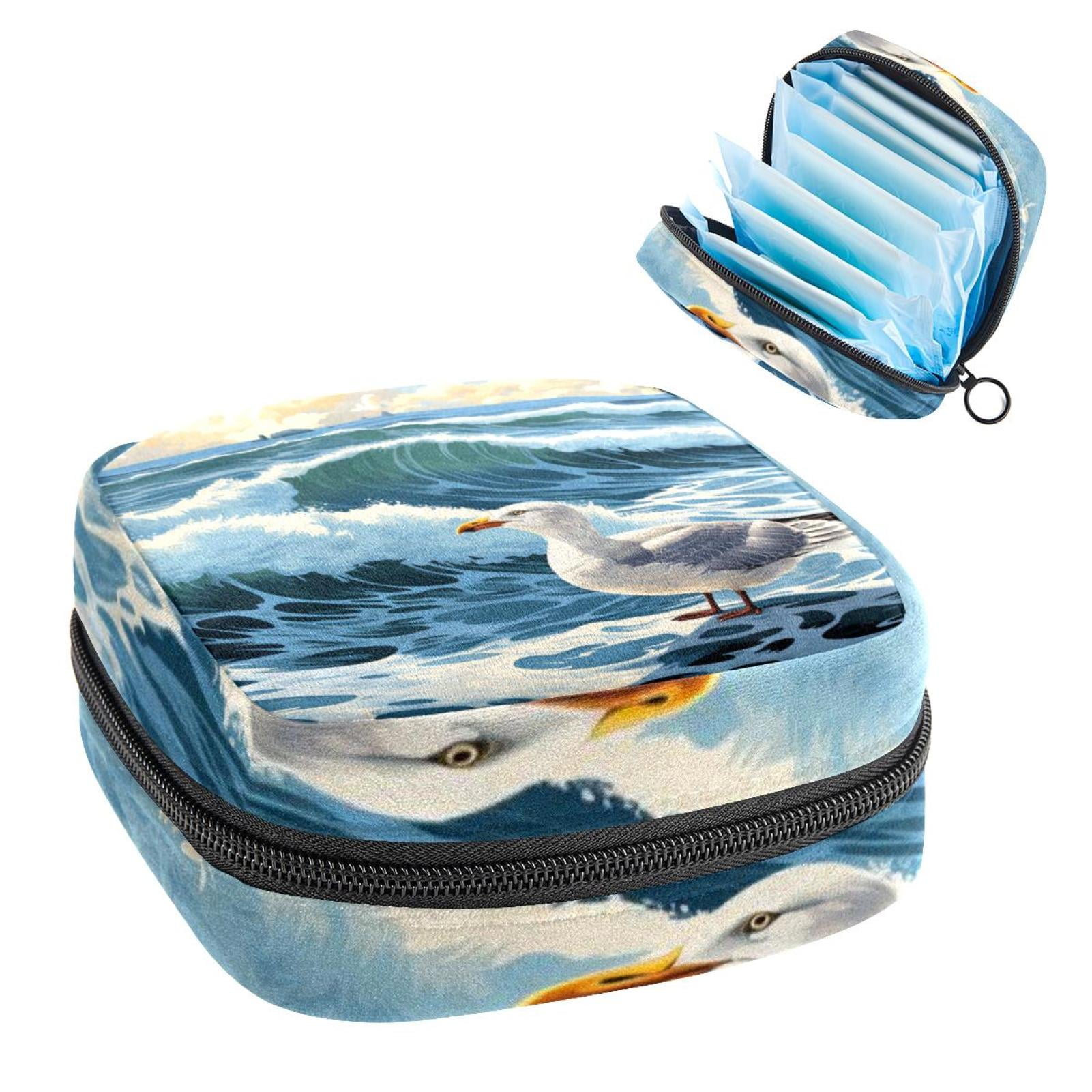 Seagull Period Purse for Teen Girls - Mini Pouch Small Bag Canvas ...