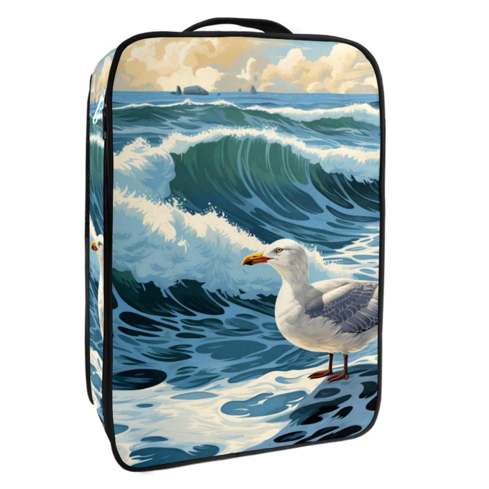 Seagull Polyester Shoe Boxes - Pack of 5 Reusable Storage Containers ...