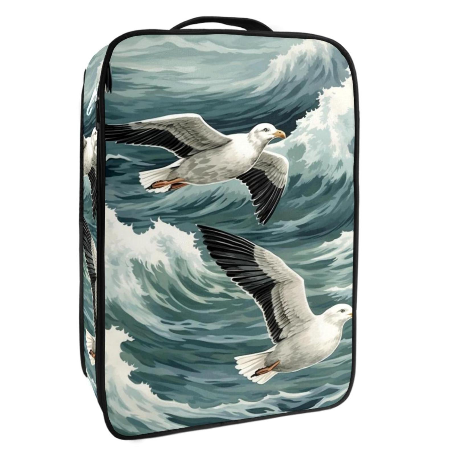 Seagull Polyester Shoe Boxes - Pack of 5 Reusable Storage Containers ...